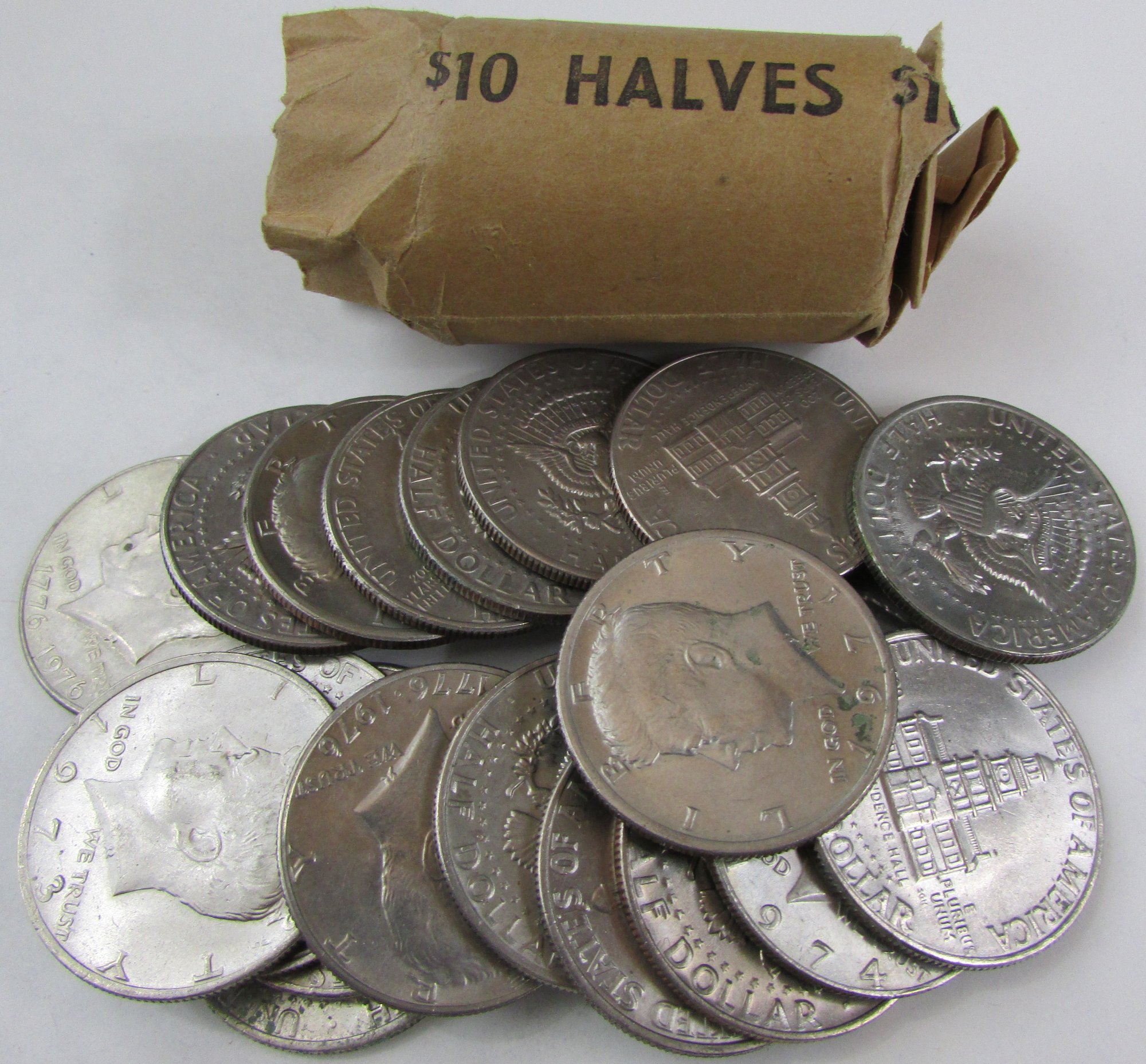 Set Of 20 Coins! Authentic KENNEDY Half Dollars $.50, Mixed Dates ...