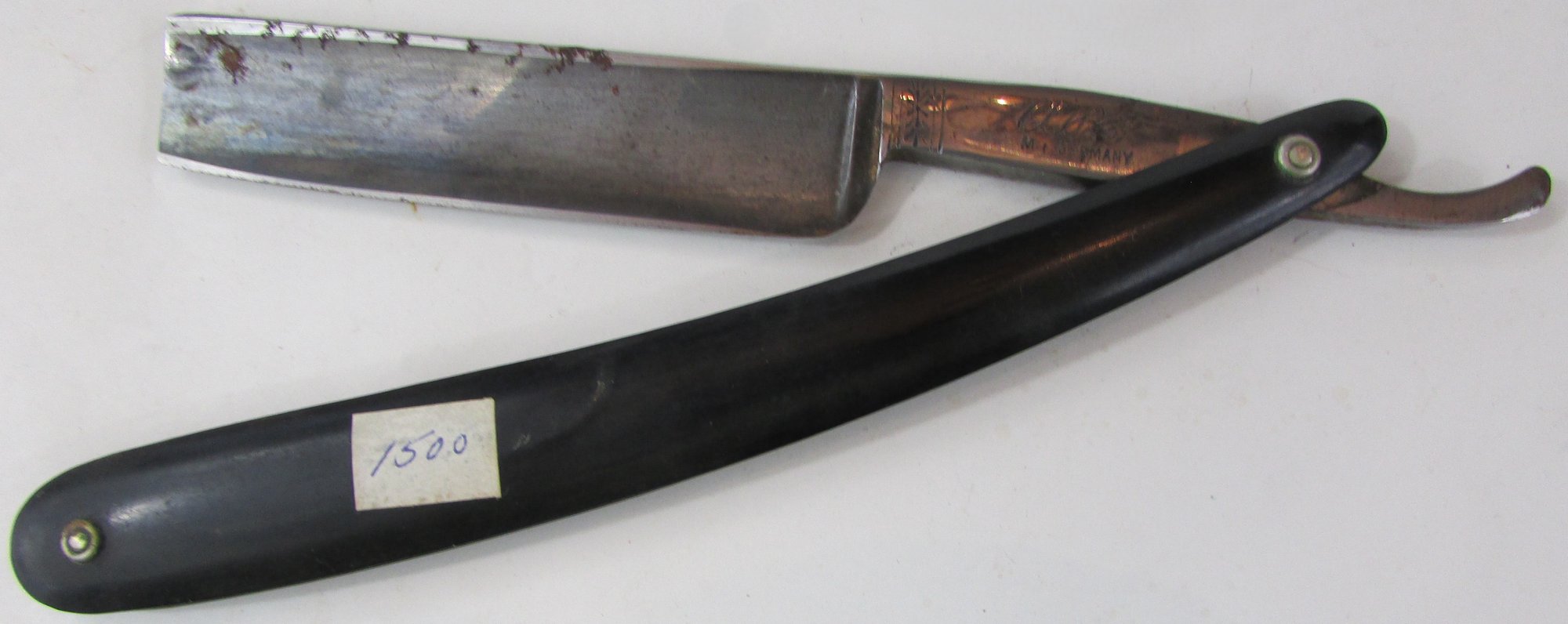Vintage AMERICAN BARBER TOOLS Co Brand, Straight RAZOR, Black Color ...