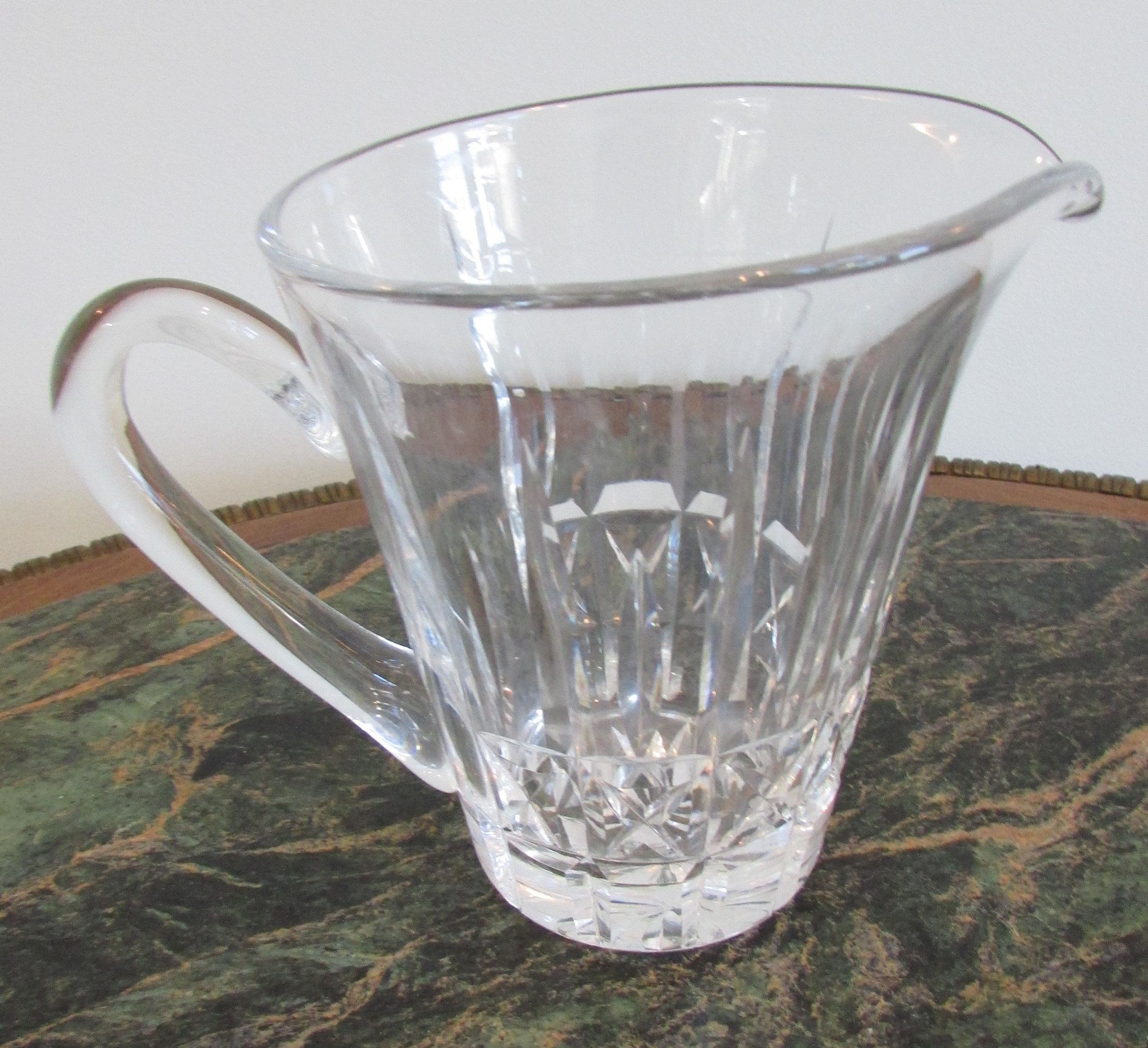 Signed WATERFORD Lead Crystal, Handled Drink PITCHER, Popular LISMORE ...
