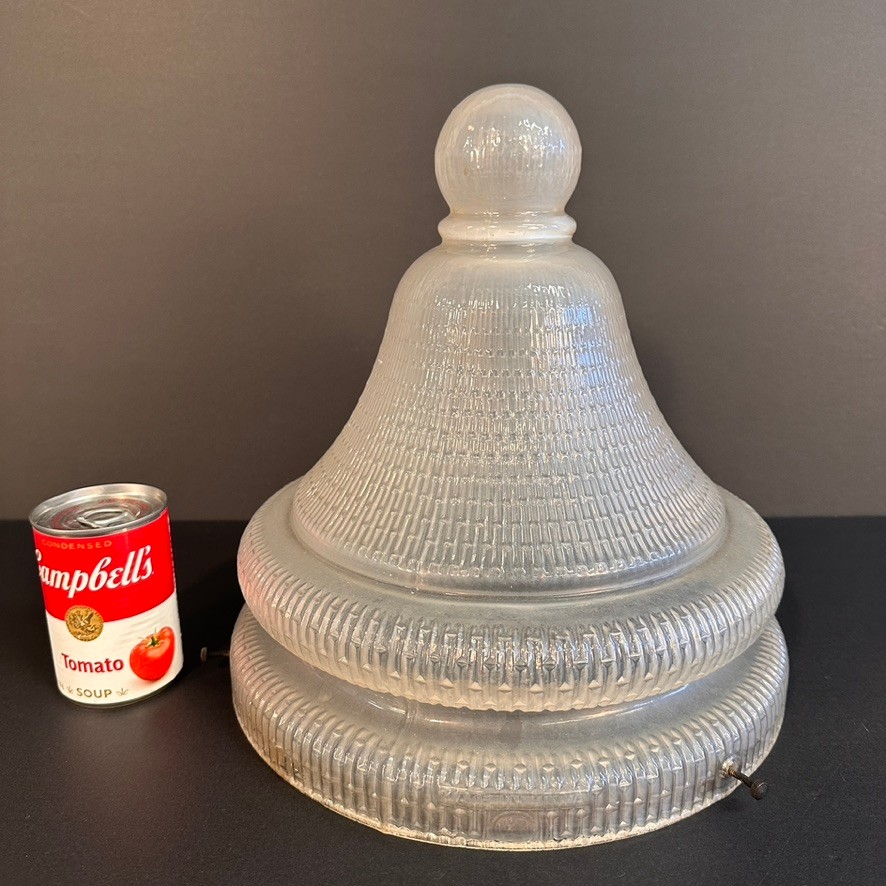Vintage Westinghouse Glass Street Lamp Shade #3516 | Auctionninja.com