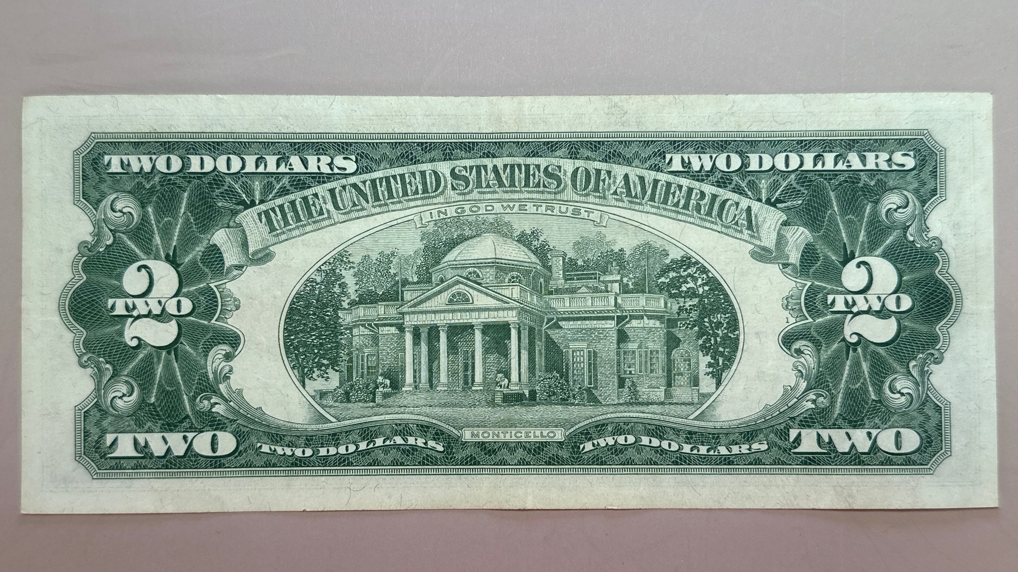 1963 $2 Dollar Banknote With Red Seal #5237 | Auctionninja.com