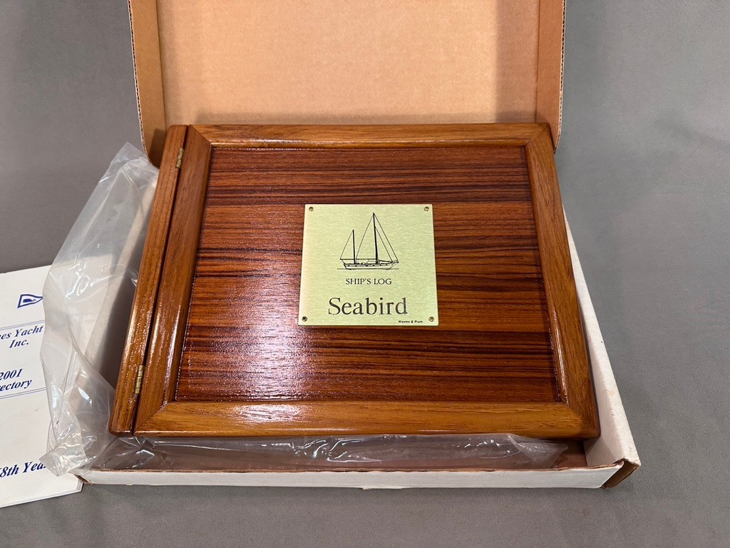 Weems And Plath Teak Log Book Cover #4433 | Auctionninja.com