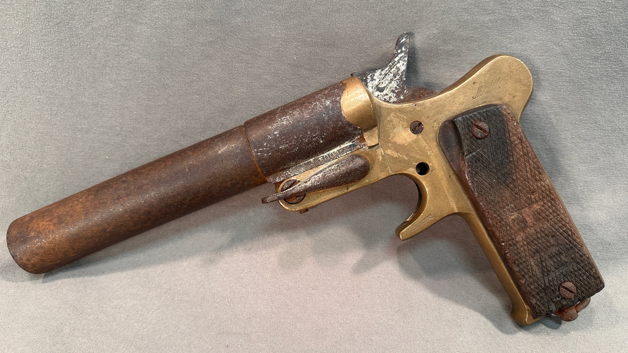 Original WW1 French Flare Gun, Model 1918 Marked "Mecanicarm" On The ...