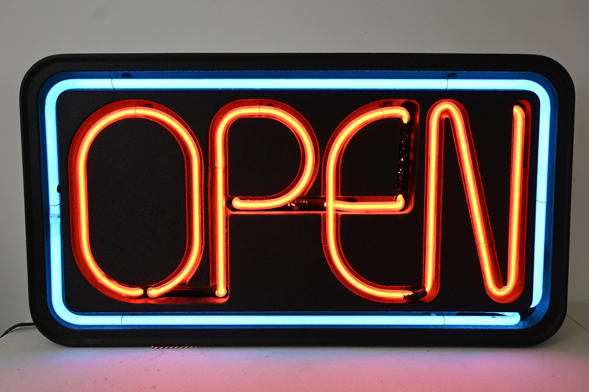 Vintage Electric Neon "OPEN" Sign By Fallon 30.5" X 16.5" #1961 ...