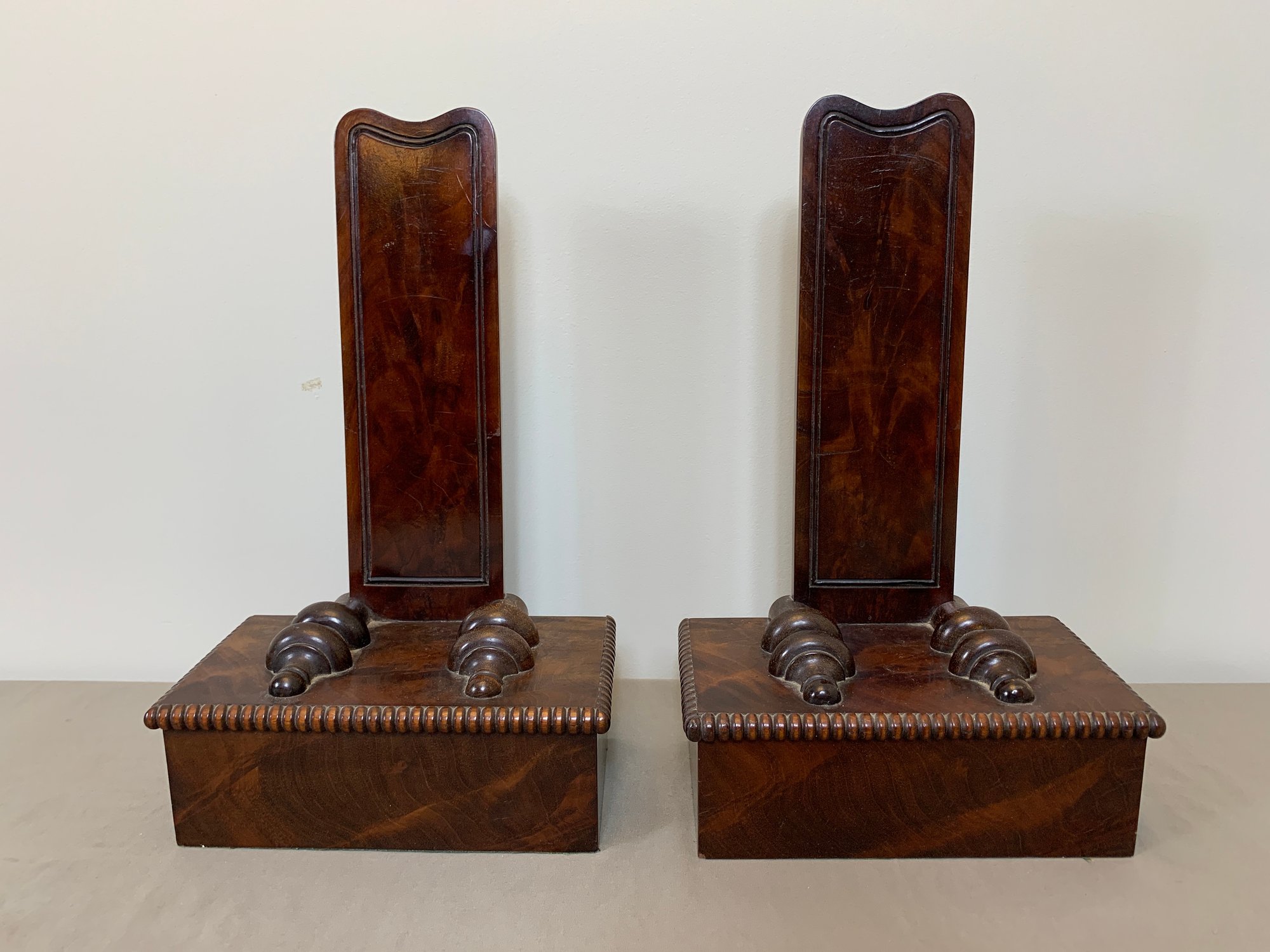 Pair Of George IV Mahogany Plate/Salver Stands, Attributed To Gillows ...