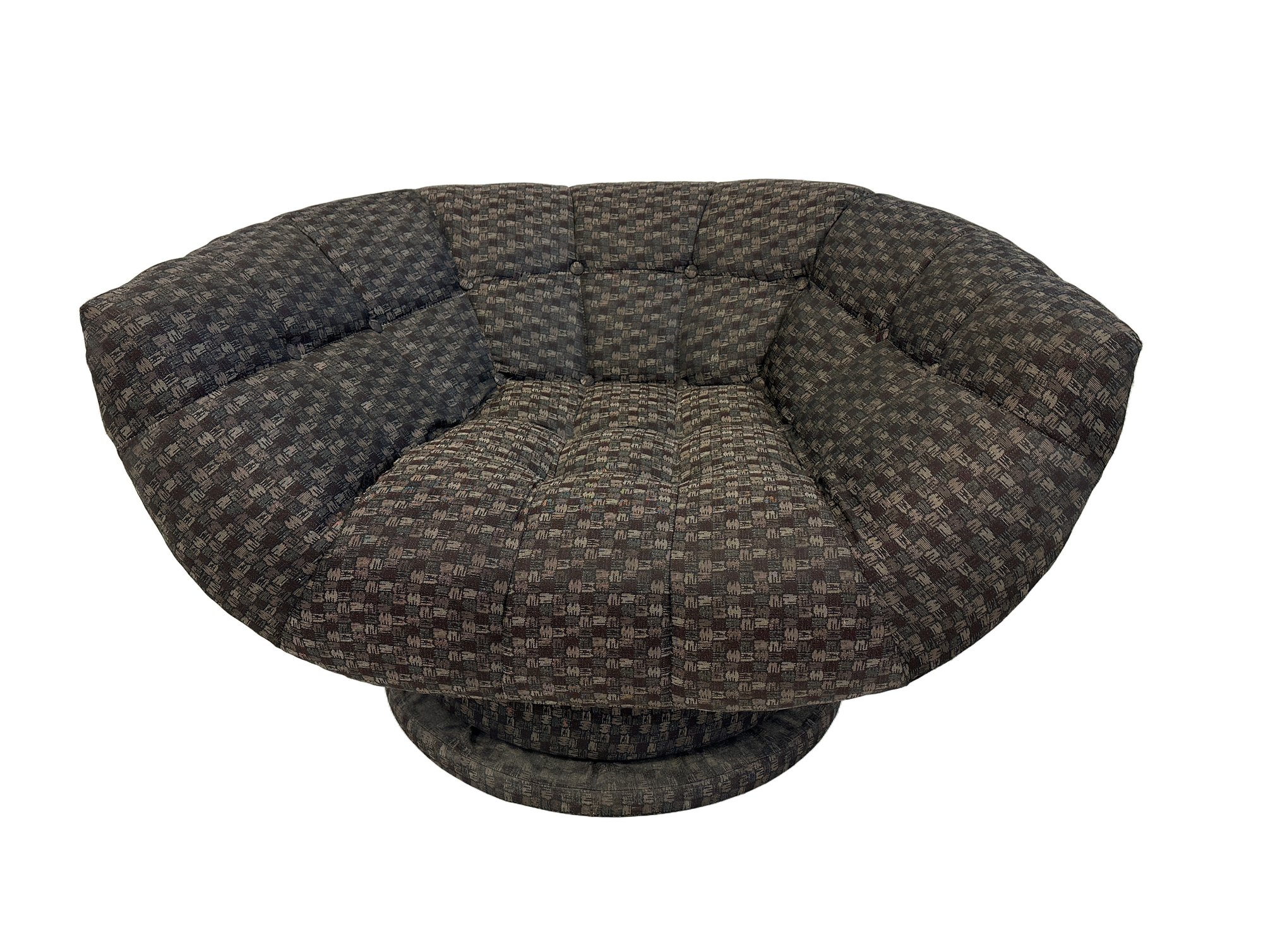 Adrian Pearsall Round Swivel Lounge Chair #1841 | Auctionninja.com