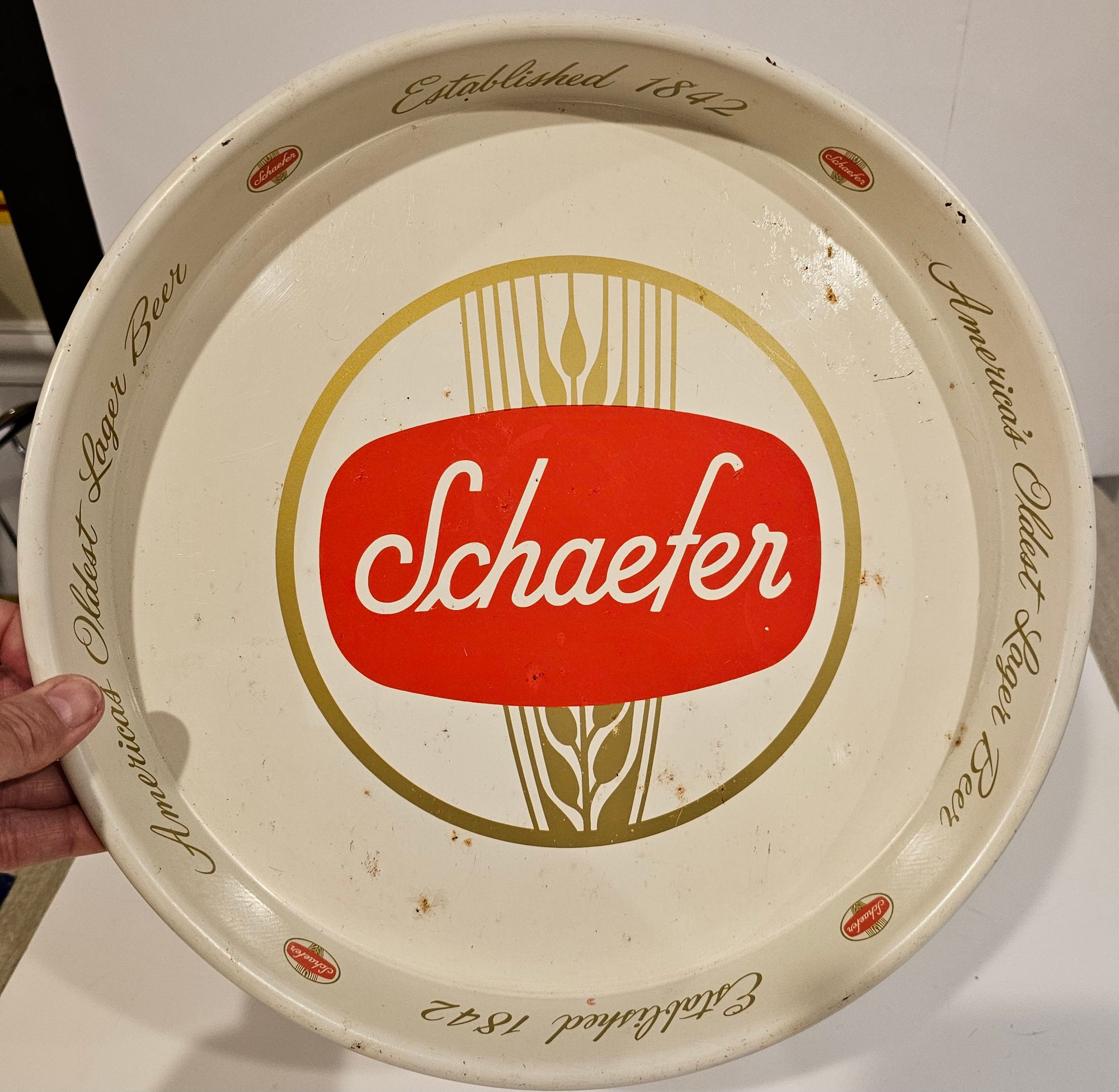 62 - Schaefer Bar Tray #36880 | Auctionninja.com