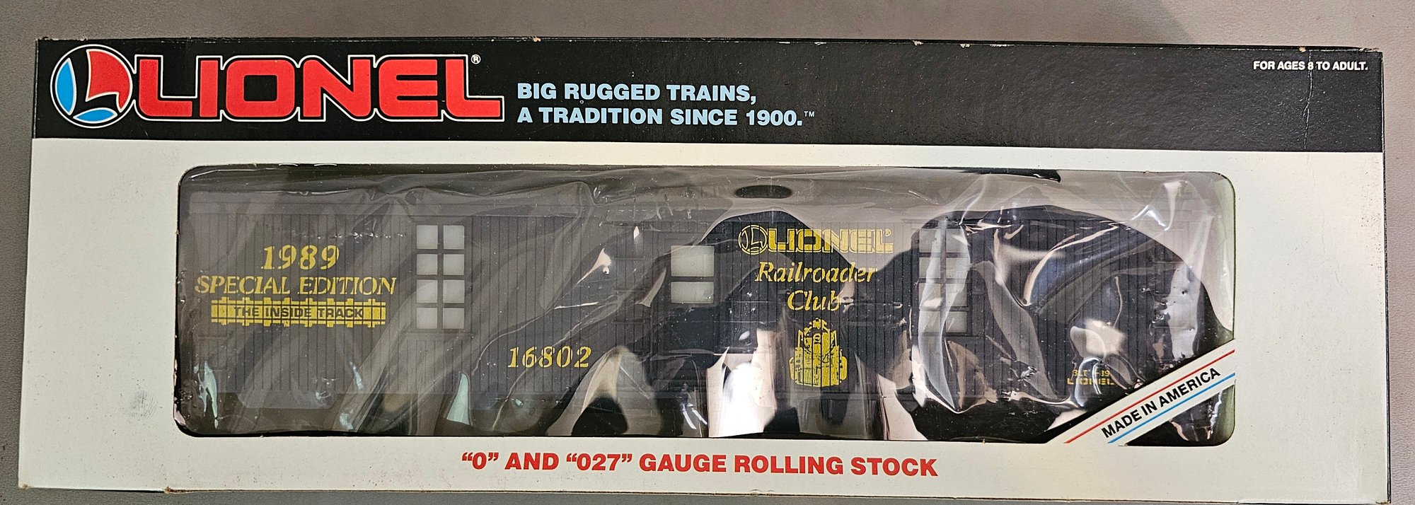 #635 - Lionel 1989 Railroad Club Tool Car #43975 | Auctionninja.com