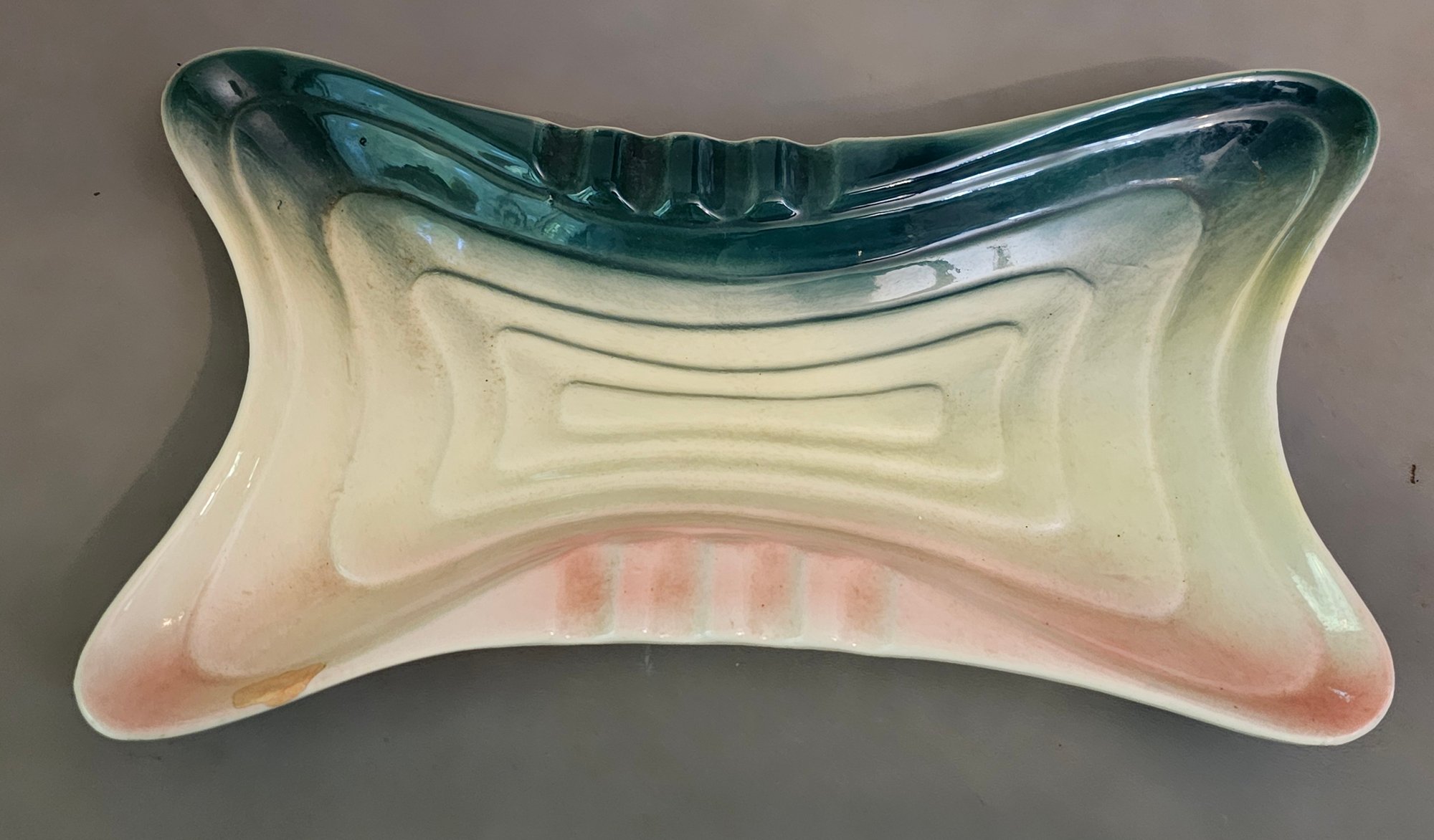 #1078 - Mid Century Lipper & Mann Dish- Please See Photos For Repaired ...