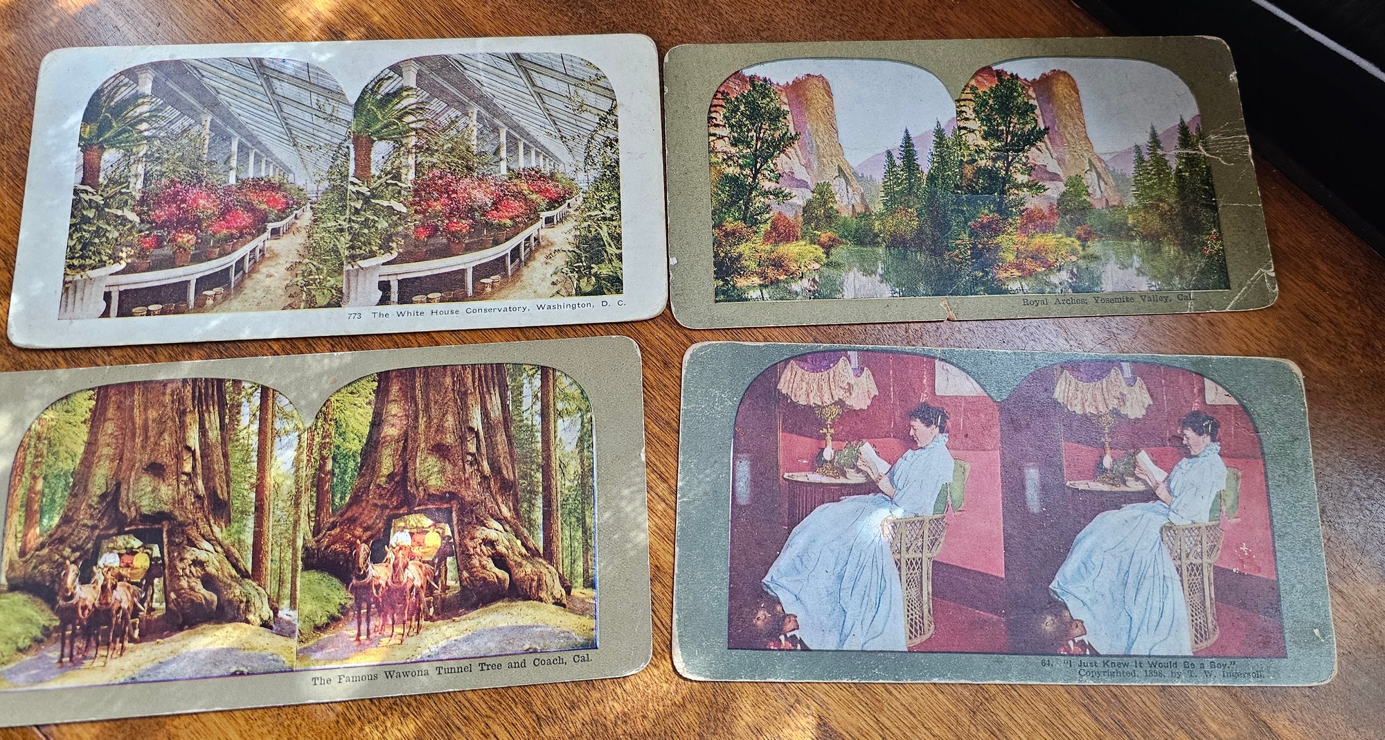 #112 - Antique Stereoscope Viewer Cards #45273 | Auctionninja.com