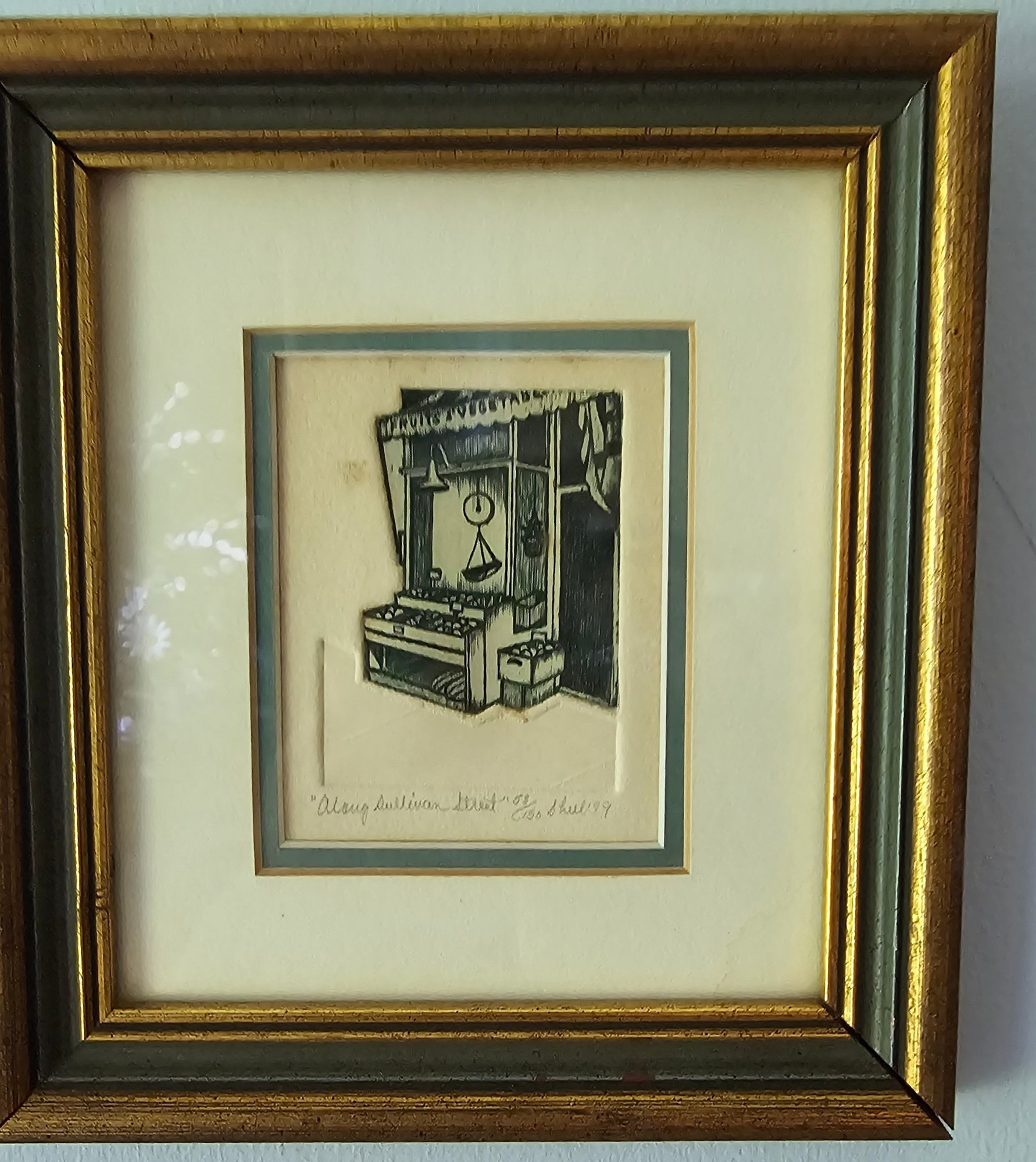 #143 - 1979 Original Limited Edition Etching 53/150 - Along Sullivan ...