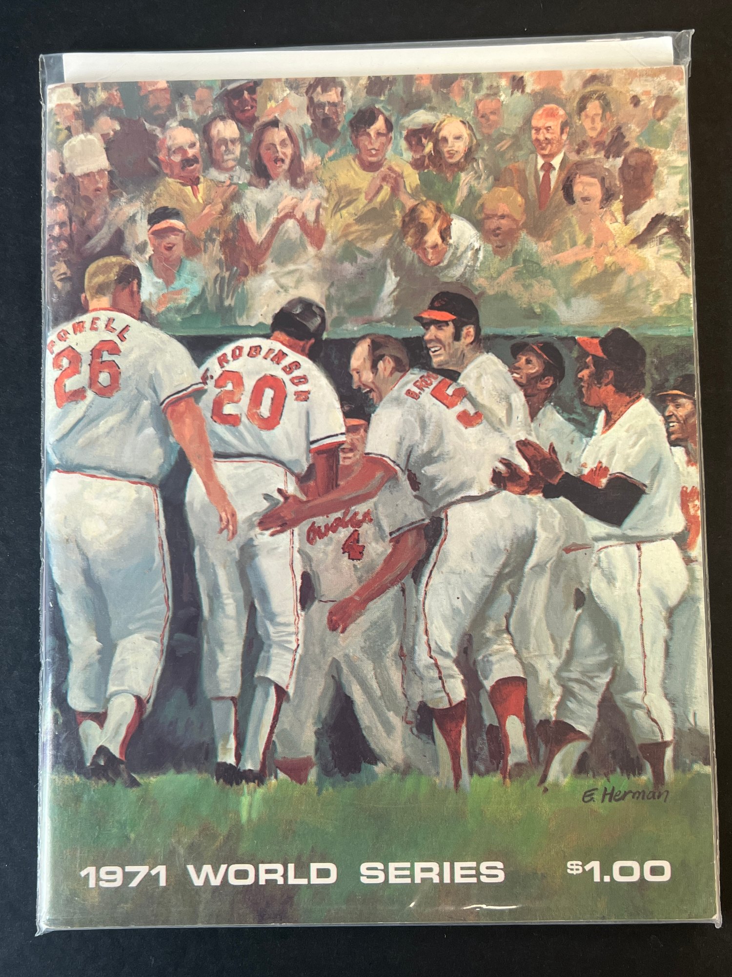 1971 WORLD SERIES PROGRAM PIRATES VS ORIOLES #65796 | Auctionninja.com