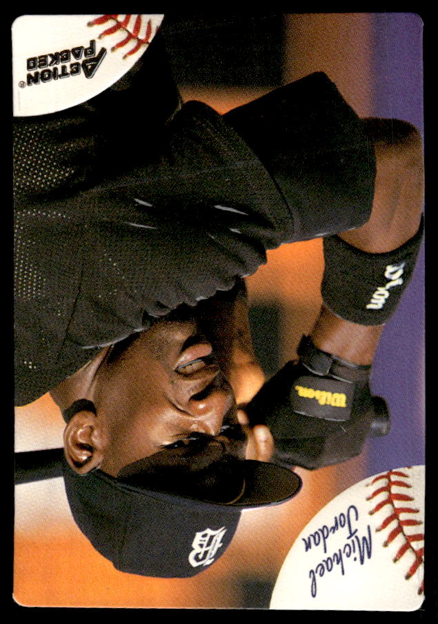 1994 ACTION PACKED MICHAEL JORDAN ROOKIE BASEBALL CARD #65994 ...