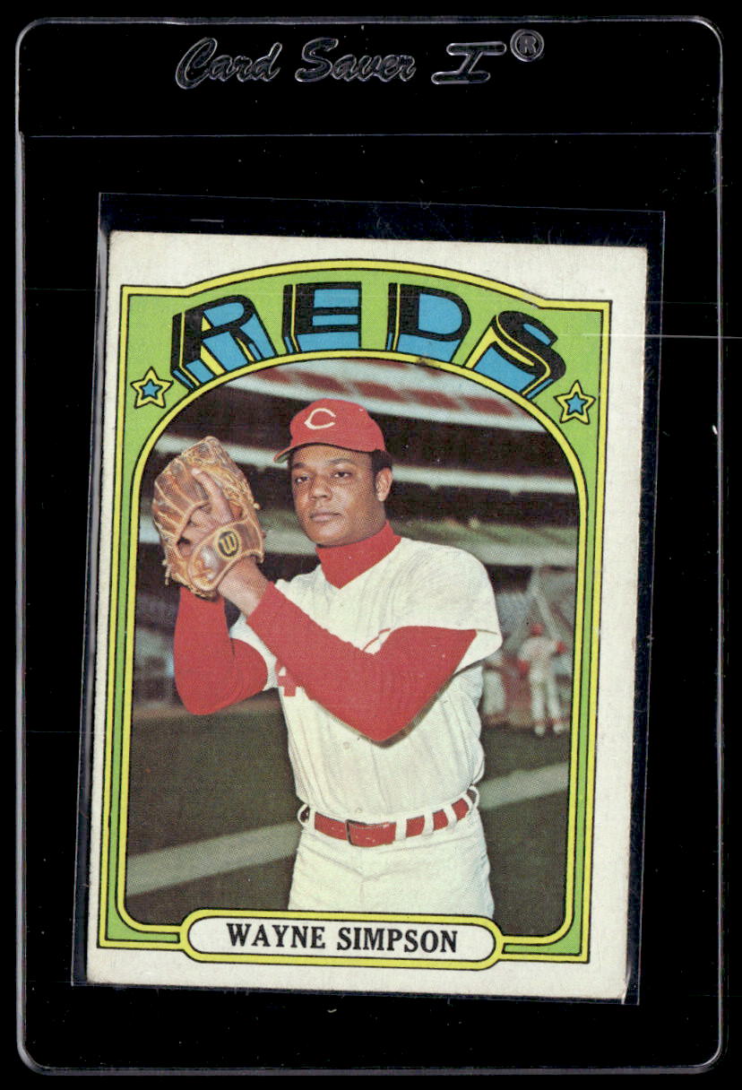 1972 TOPPS BASEBALL HIGH # WAYNE SIMPSON #68454 | Auctionninja.com