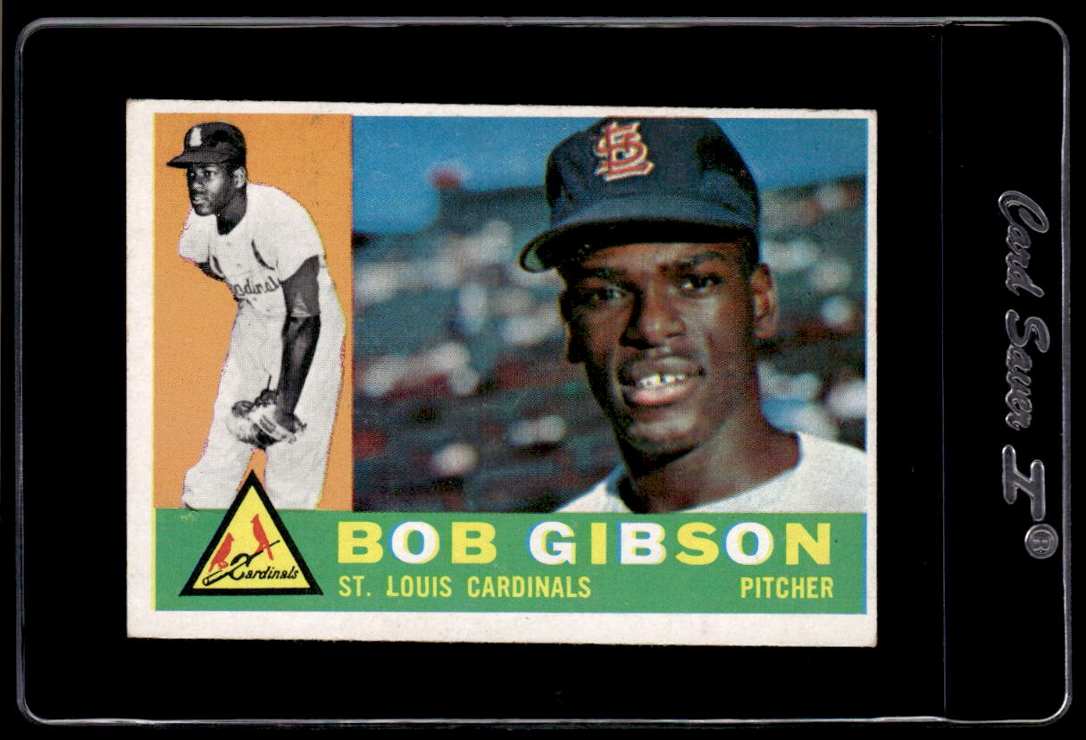 1960 Topps Bob Gibson Baseball Card #69144 | Auctionninja.com
