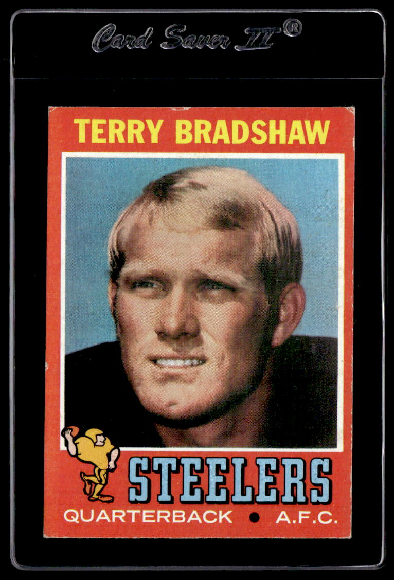1971 Topps Terry Bradshaw Football Rookie Card #69392 | Auctionninja.com