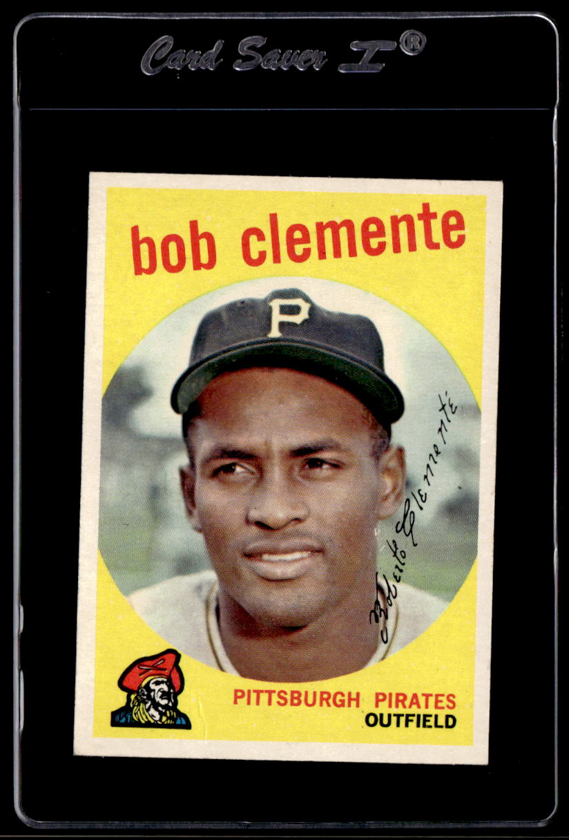 1959 Topps Bob Clemente Baseball Card #69470 | Auctionninja.com