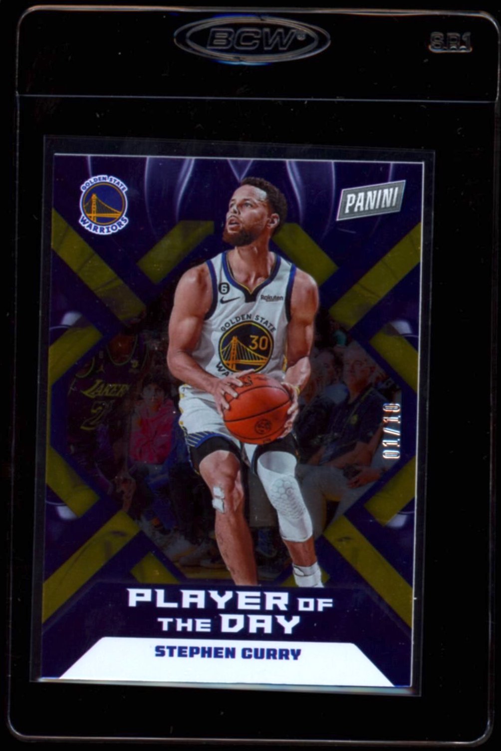 2022 GOLD PLAYER OF THE DAY 1/10 STEPH CURRY BASKETBALL CARD #54561 ...