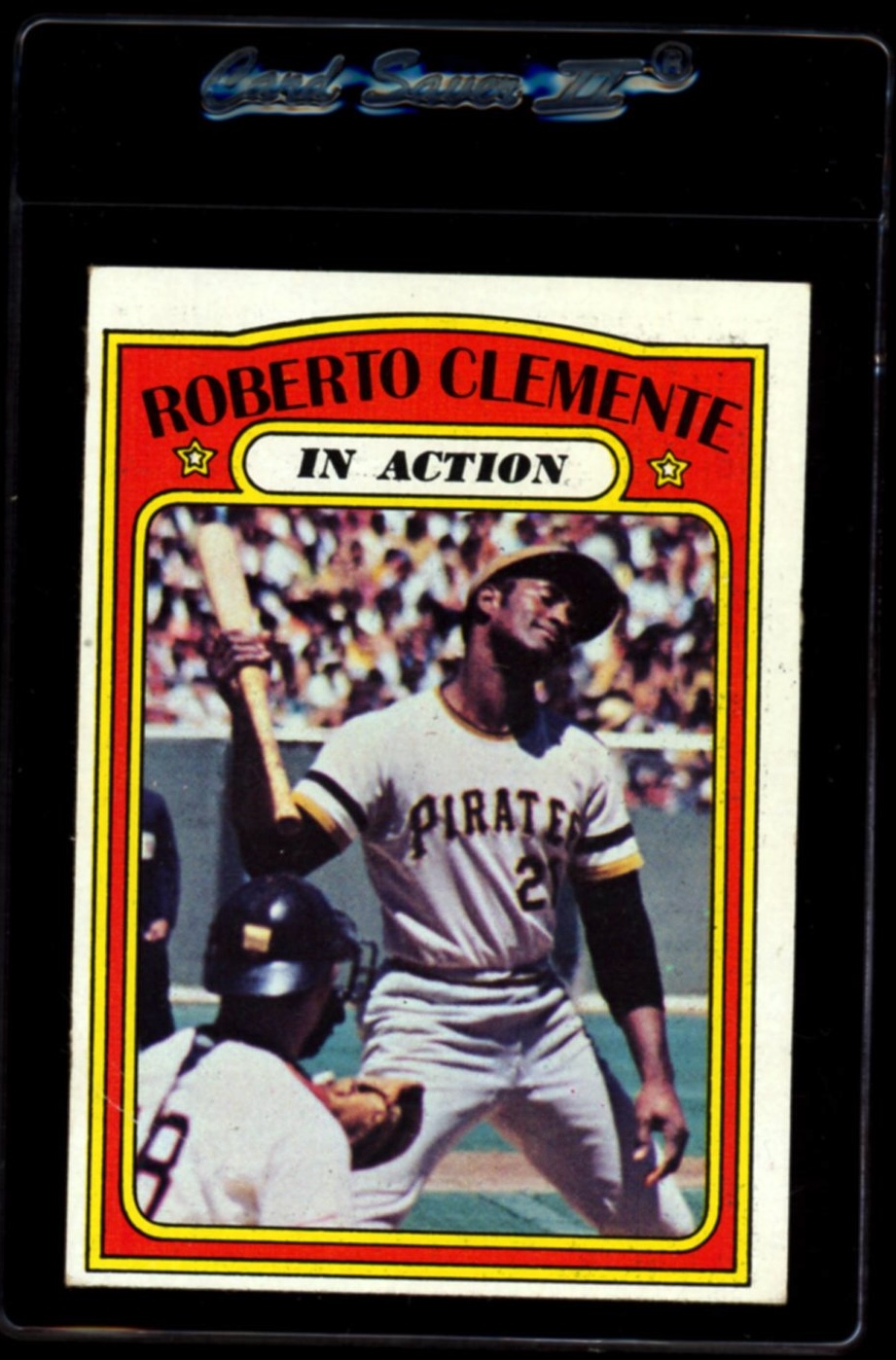 1972 Topps Robert Clemente In Action Baseball Card #69337 ...