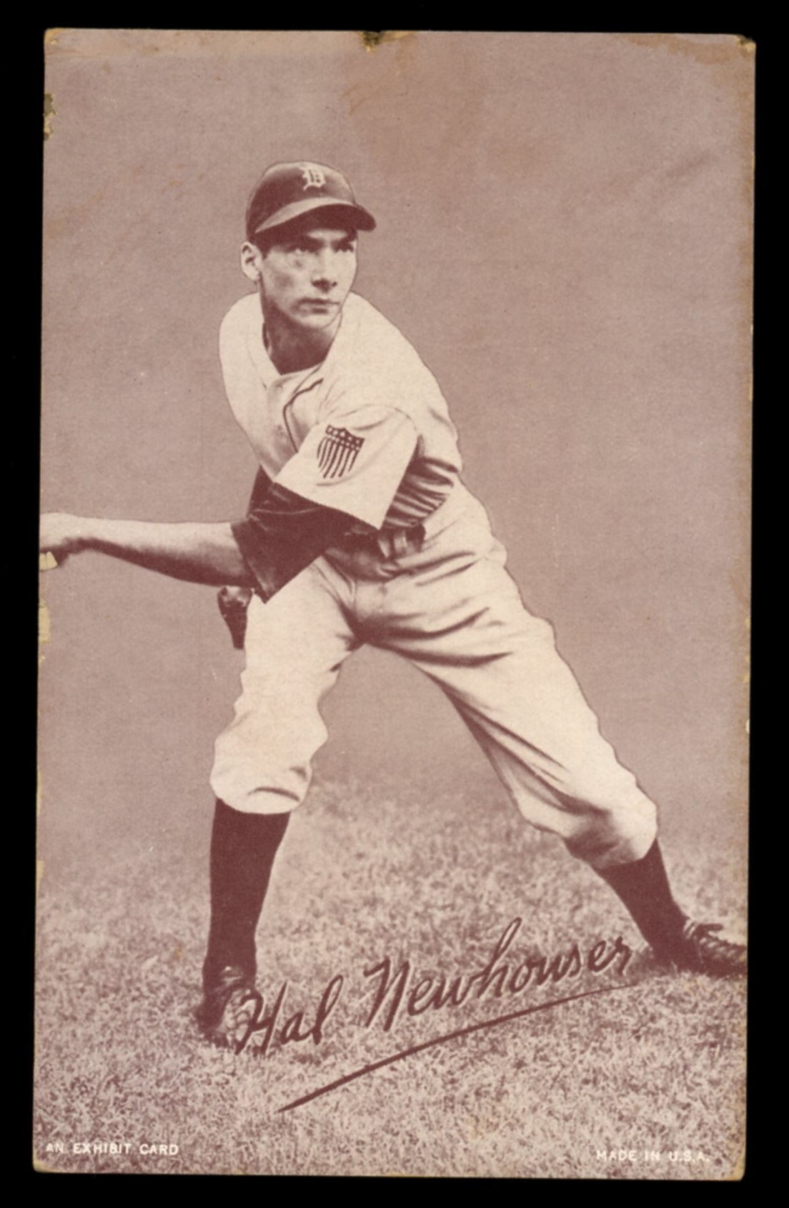 1947-66 Exhibits Hal Newhouser Baseball Card #69626 | Auctionninja.com