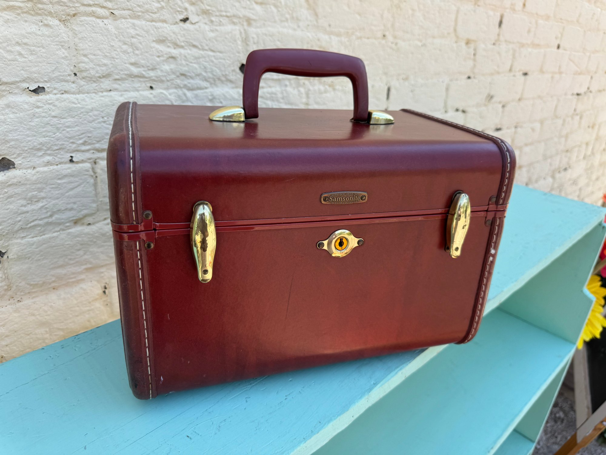 Vintage Samsonite Train Case With Original Tray And Ruby Color #14922 ...