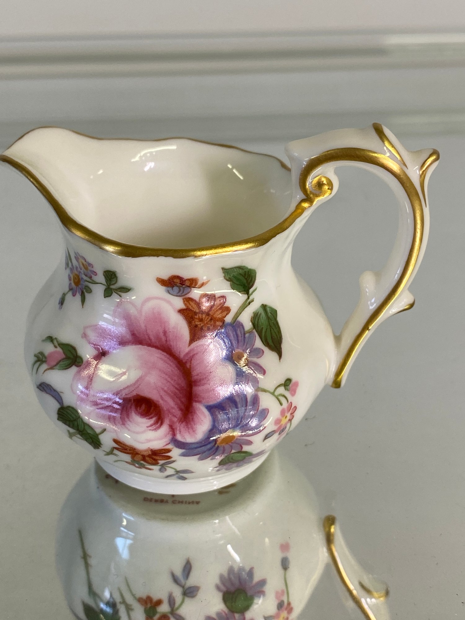 Tiny 2 Inch Vintage Derby China Pitcher From England #14440 ...