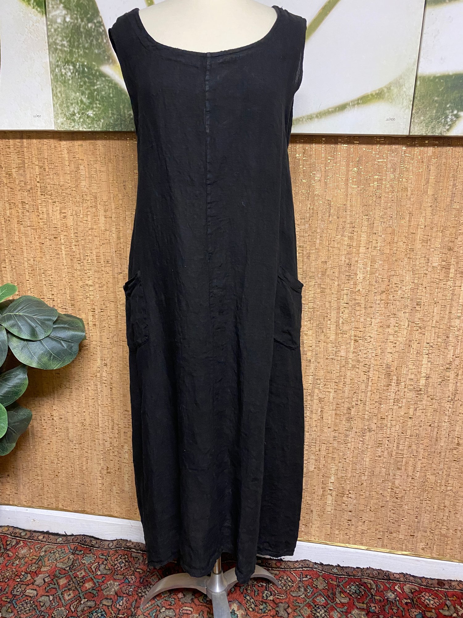 NWT Italian Jeanie Michelle Long Linen Tunic Perfect Summer Travel ...