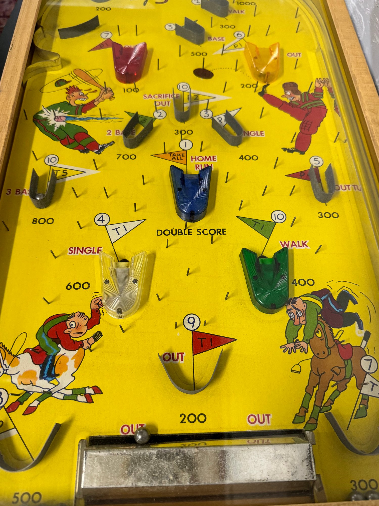 5-IN-1 Poosh-M-UP BIG 5 1950s Table Top Pinball Game Lot #1 #15066 ...