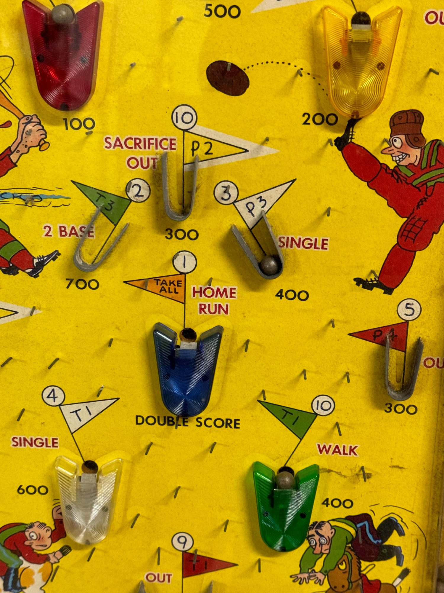 5 -in-1 Electric Poosh-M-Up Big Five Table Top Pinball Game Lot #2 ...