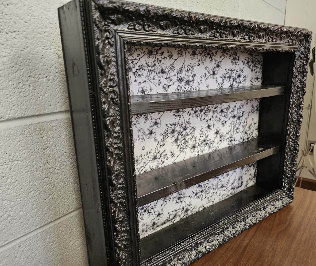 Vintage W/ Ornate Molding Shadow Box, Just Waiting For Your Treasures ...