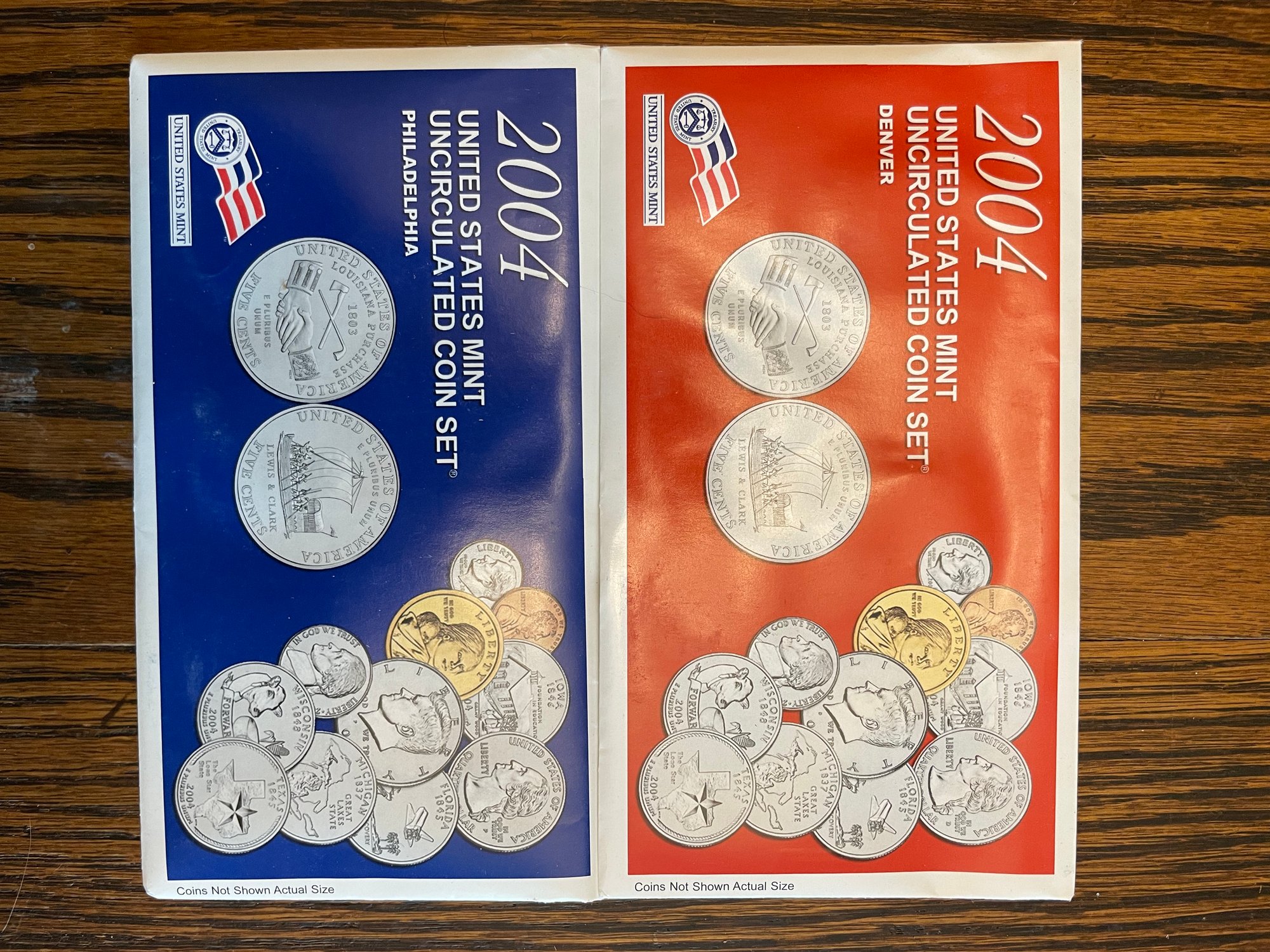 2004 Denver & Philadelphia United States Mint Uncirculated Coin Set ...