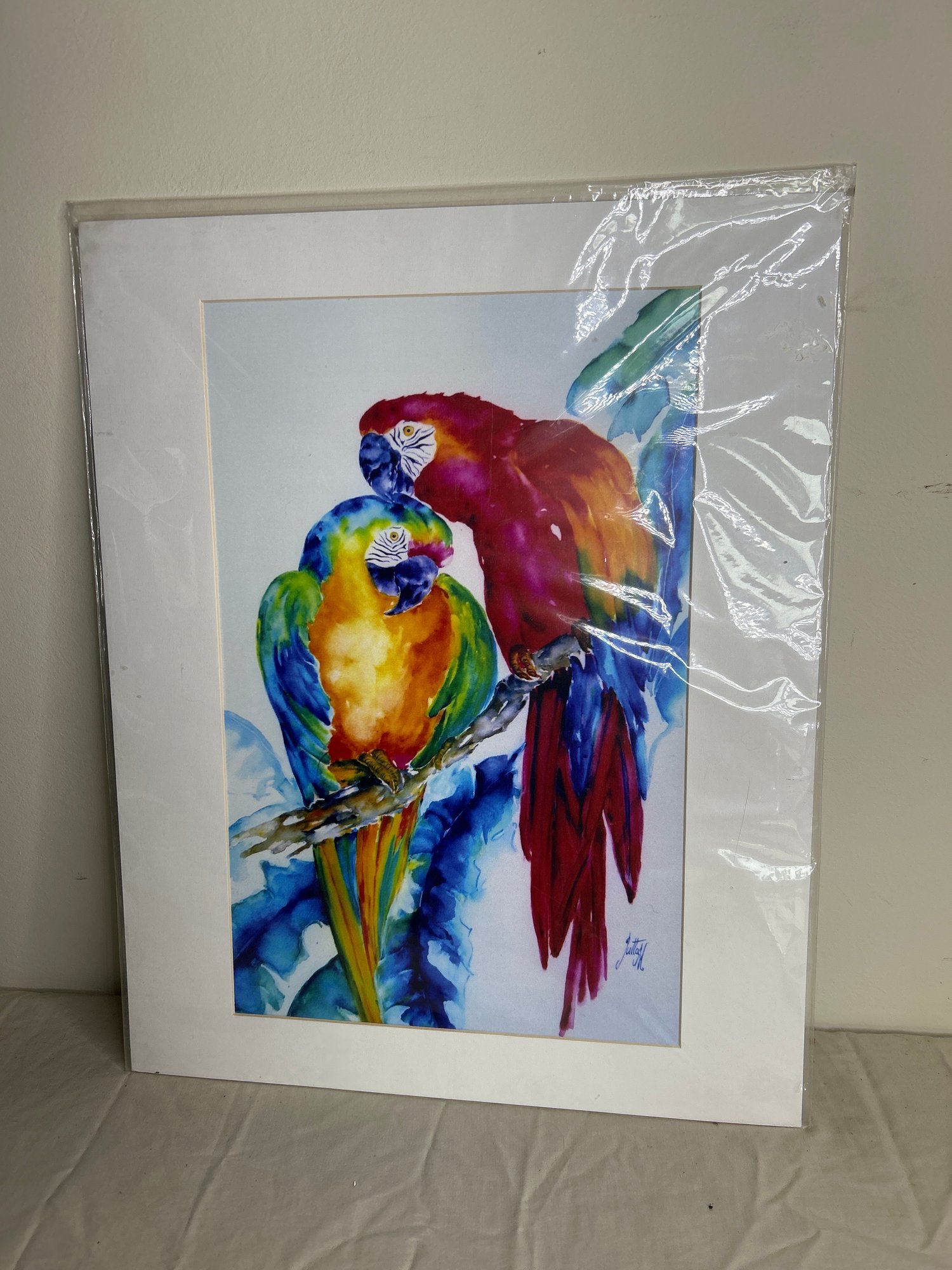 Jutta Mayrl Parrots #38269 | Auctionninja.com