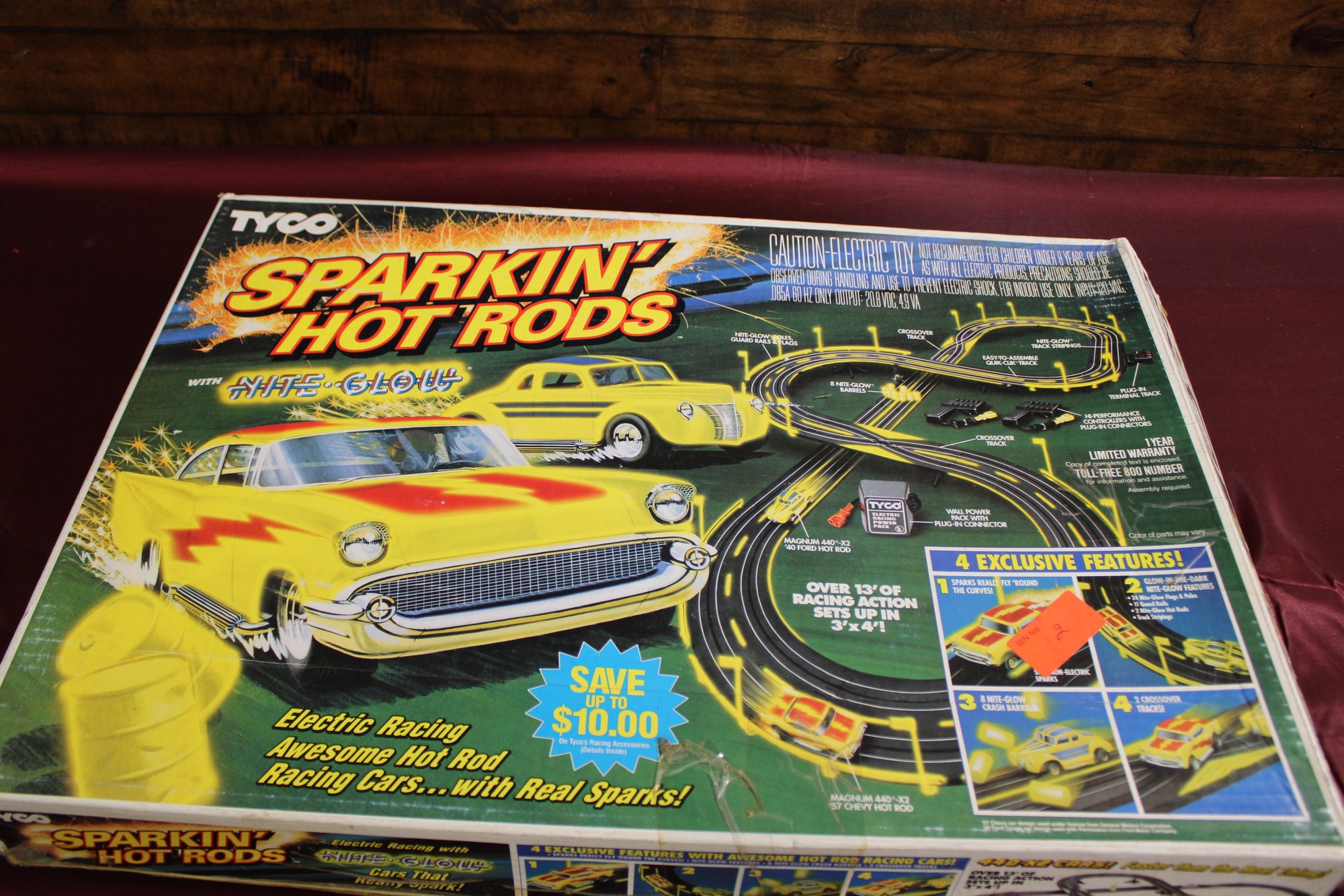 Tyco Sparkin Hot Rods In Box Opened #17311 | Auctionninja.com