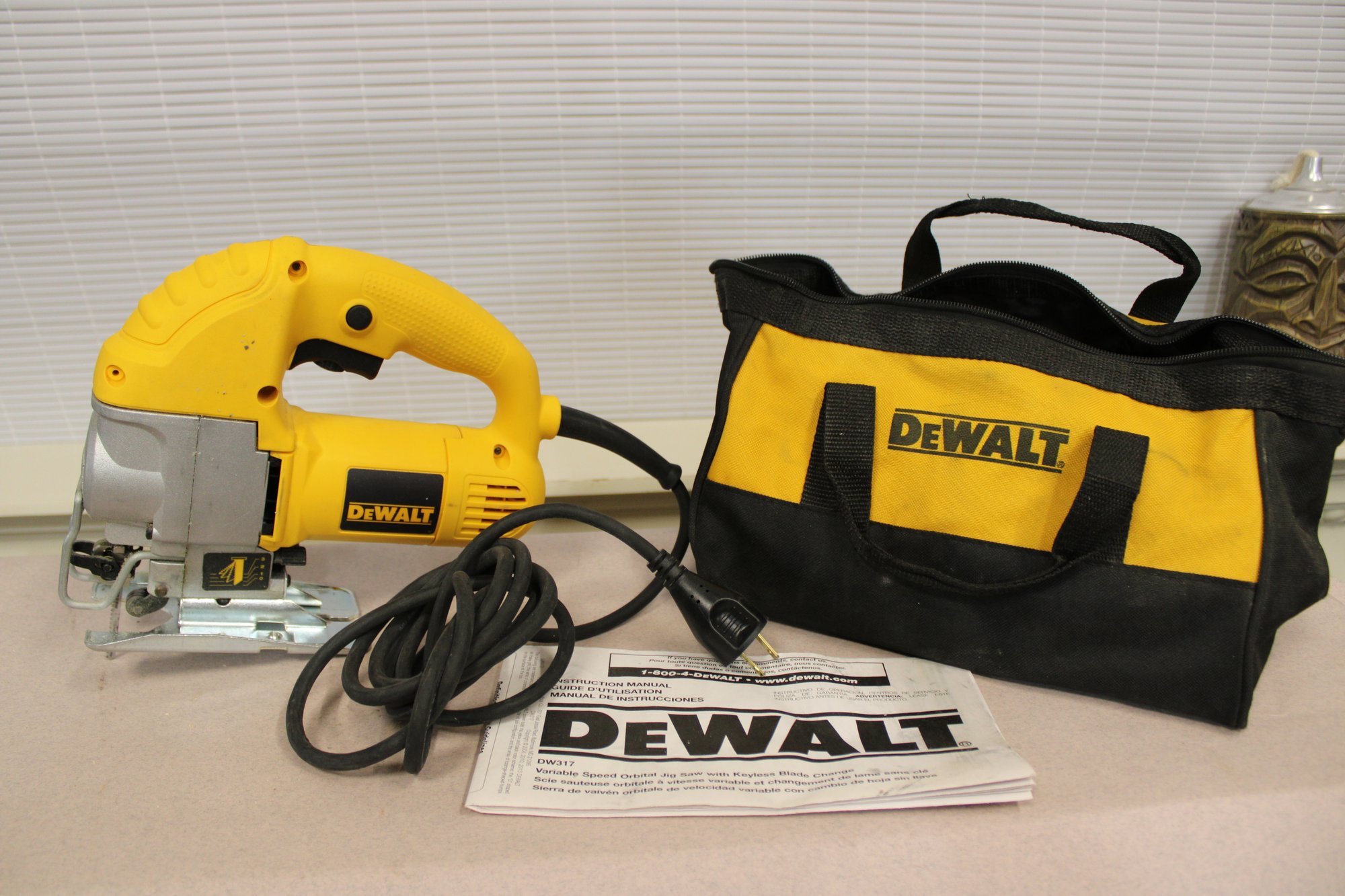 Dewalt DW317 Jigsaw - Tested - Works - With Soft Case & Instructions ...