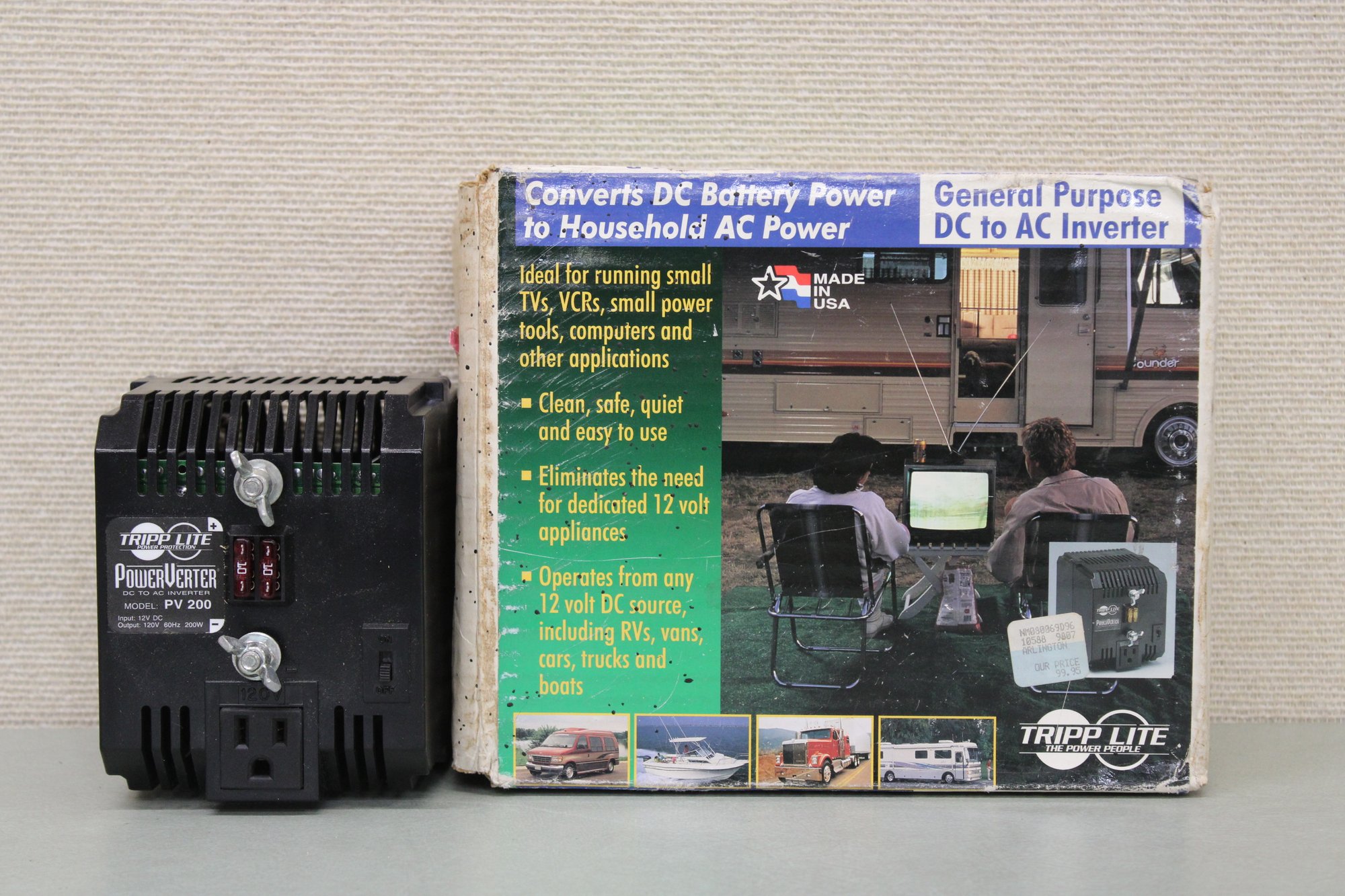 Tripp Lite Inverter DC To AC Invertor With Original Box Model PV200 ...