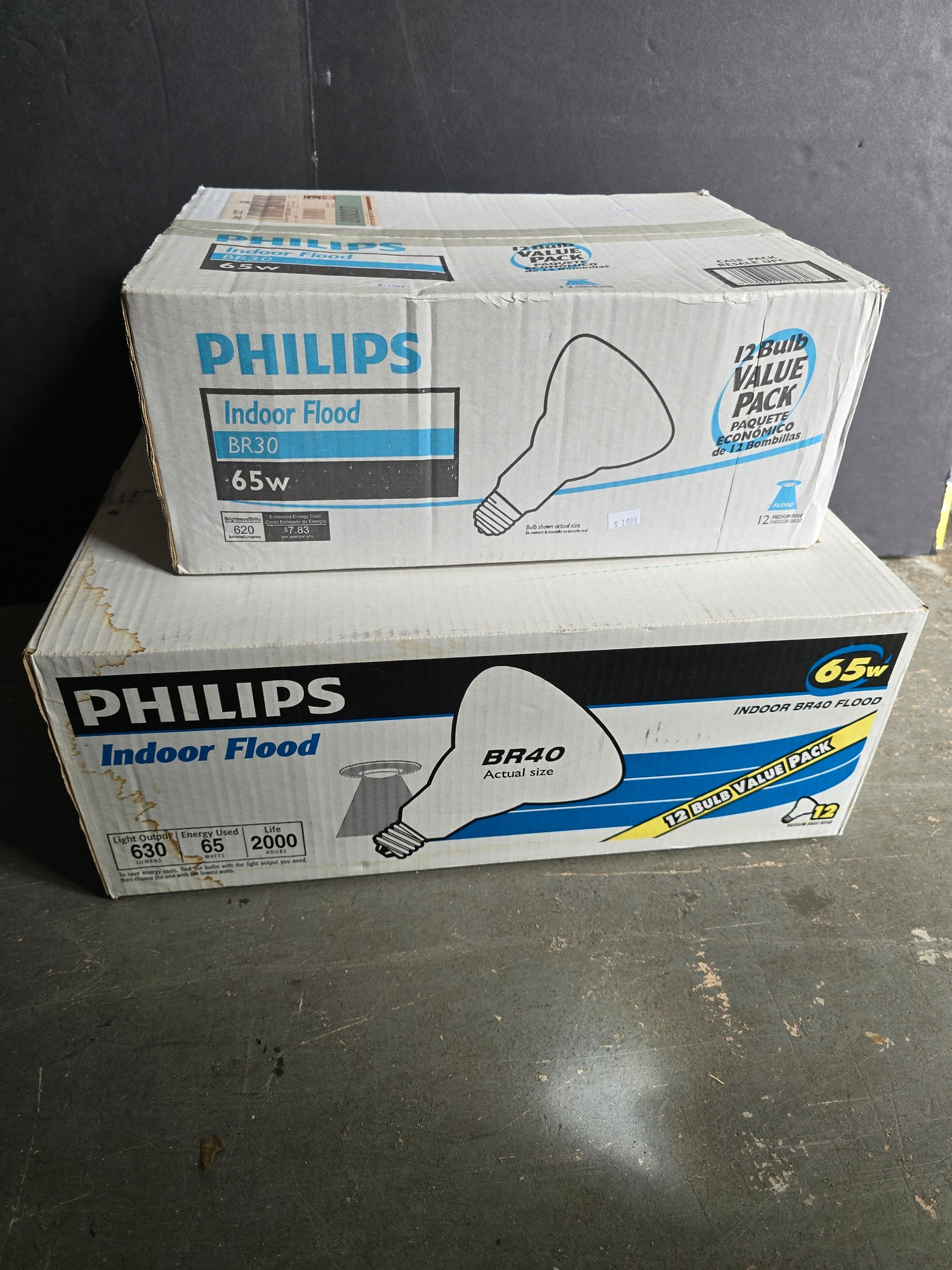 Lot Of 2 Brand New Indoor Flood Light Bulbs, E7 #61145 | Auctionninja.com
