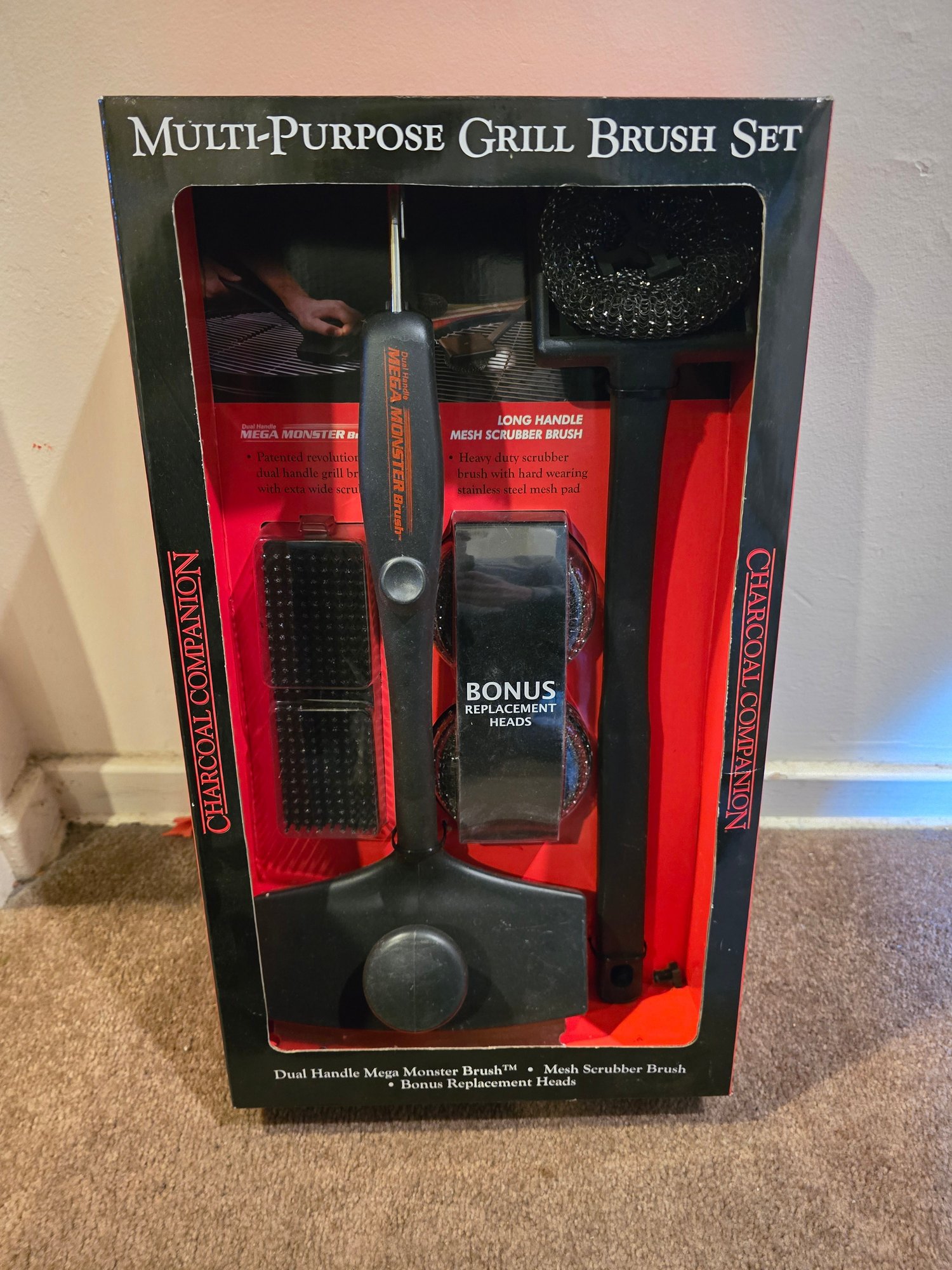 New In Box, Multi-purpose Grill Brush Set #66435 | Auctionninja.com
