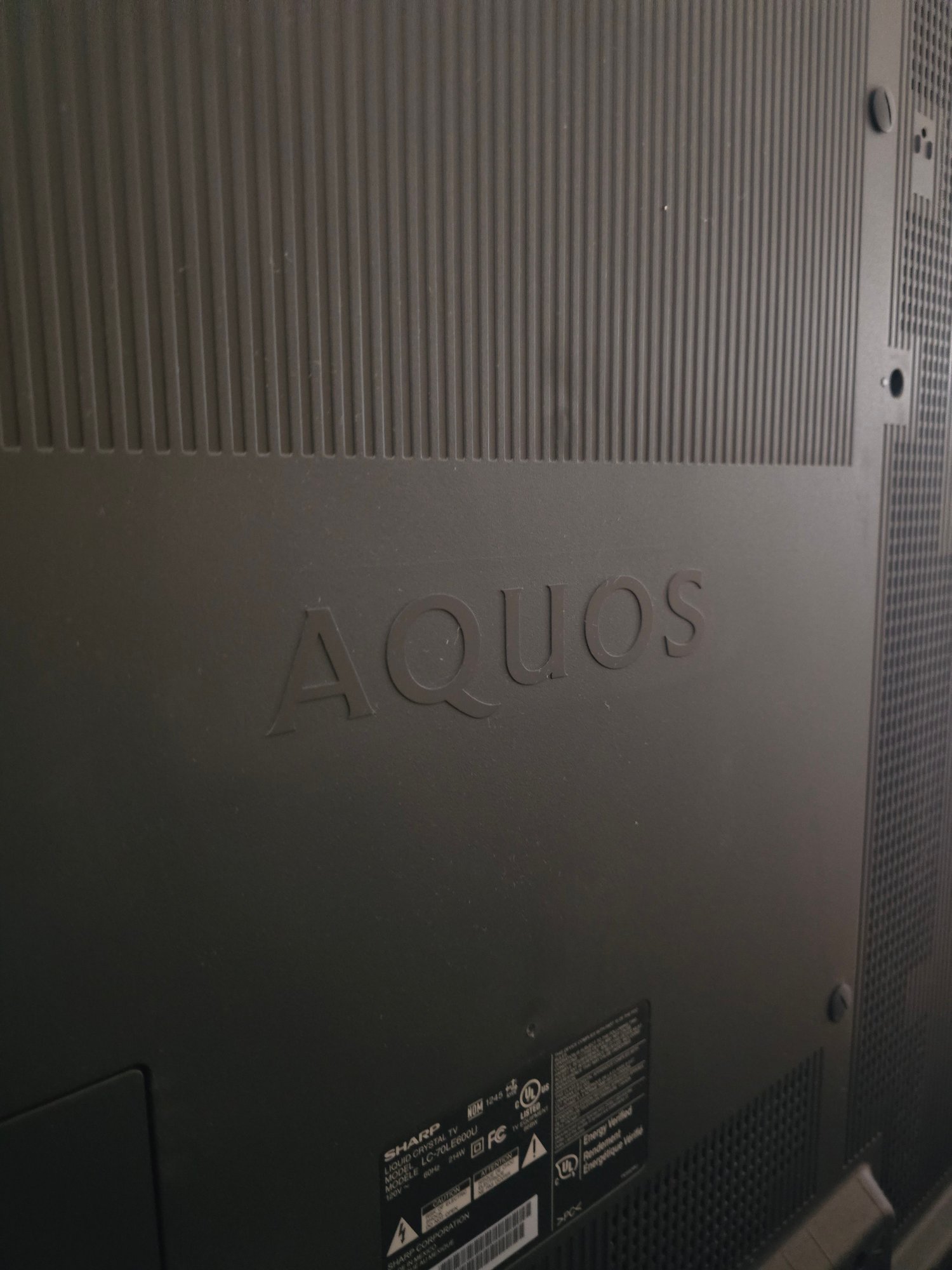 Working Sharp Aquos TV, Model LC-70LE600U #67492 | Auctionninja.com