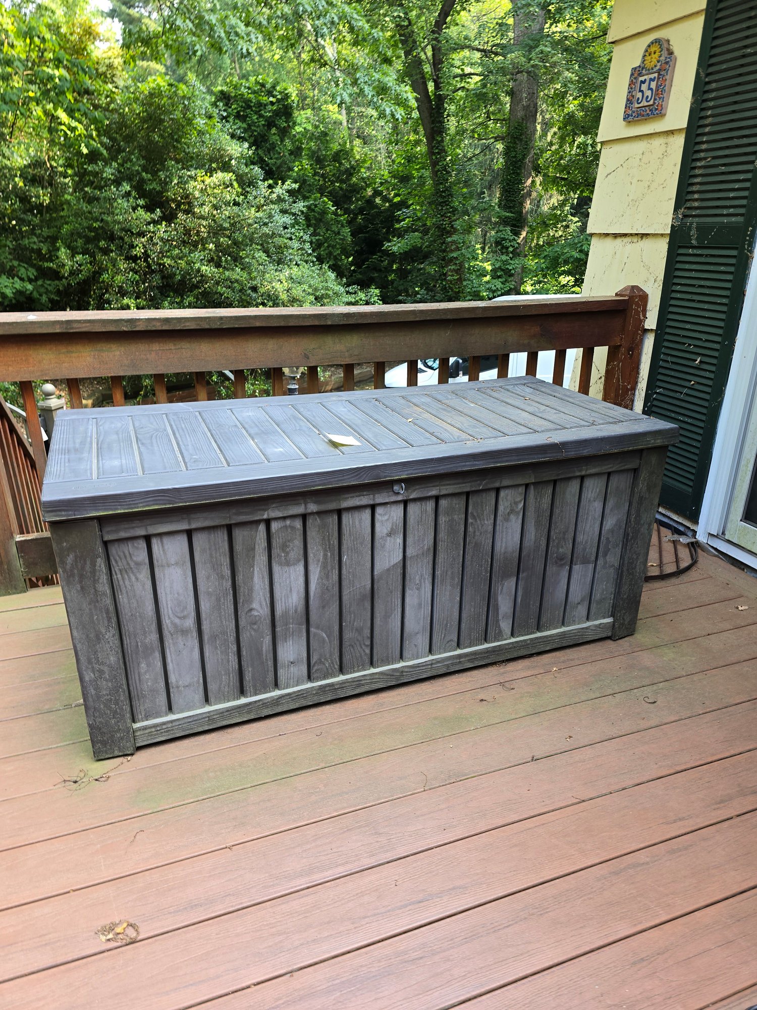 Plastic Outdoor Storage Trunk #68762 | Auctionninja.com