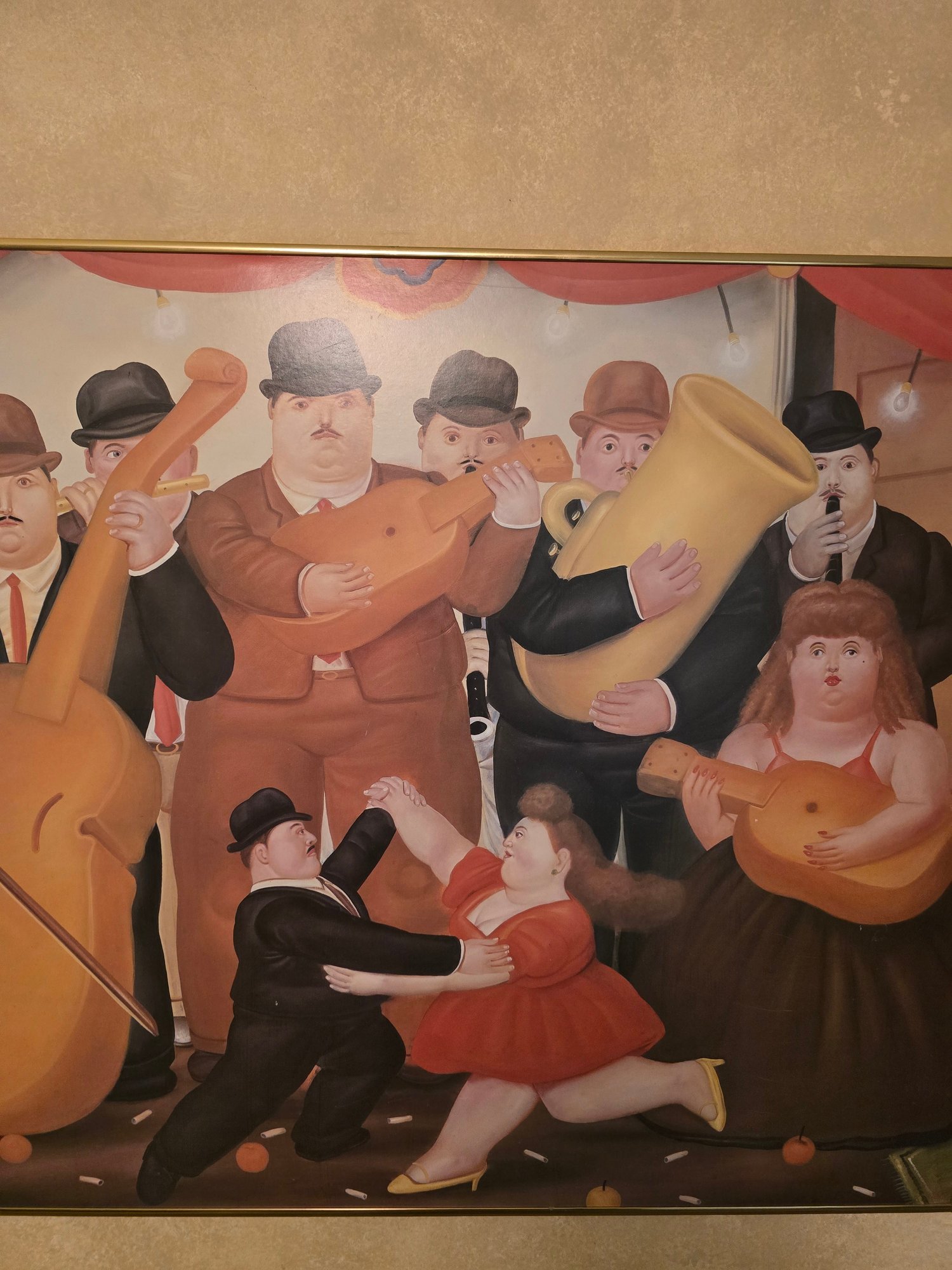 Fernando Botero's "dancing In Columbia" Print #70374 | Auctionninja.com