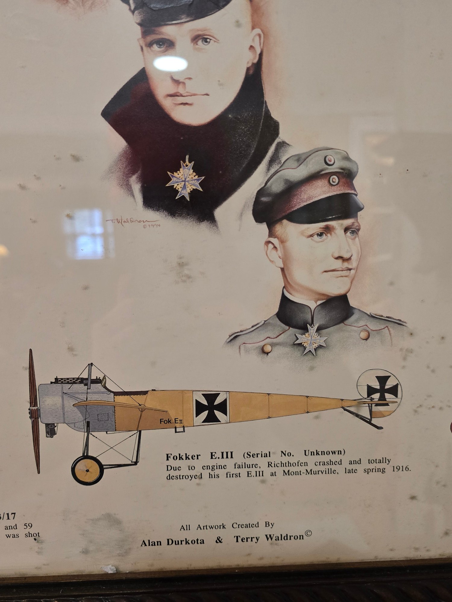 Wood Framed Print, Manfred Von Richthofen The Red Baron And His ...