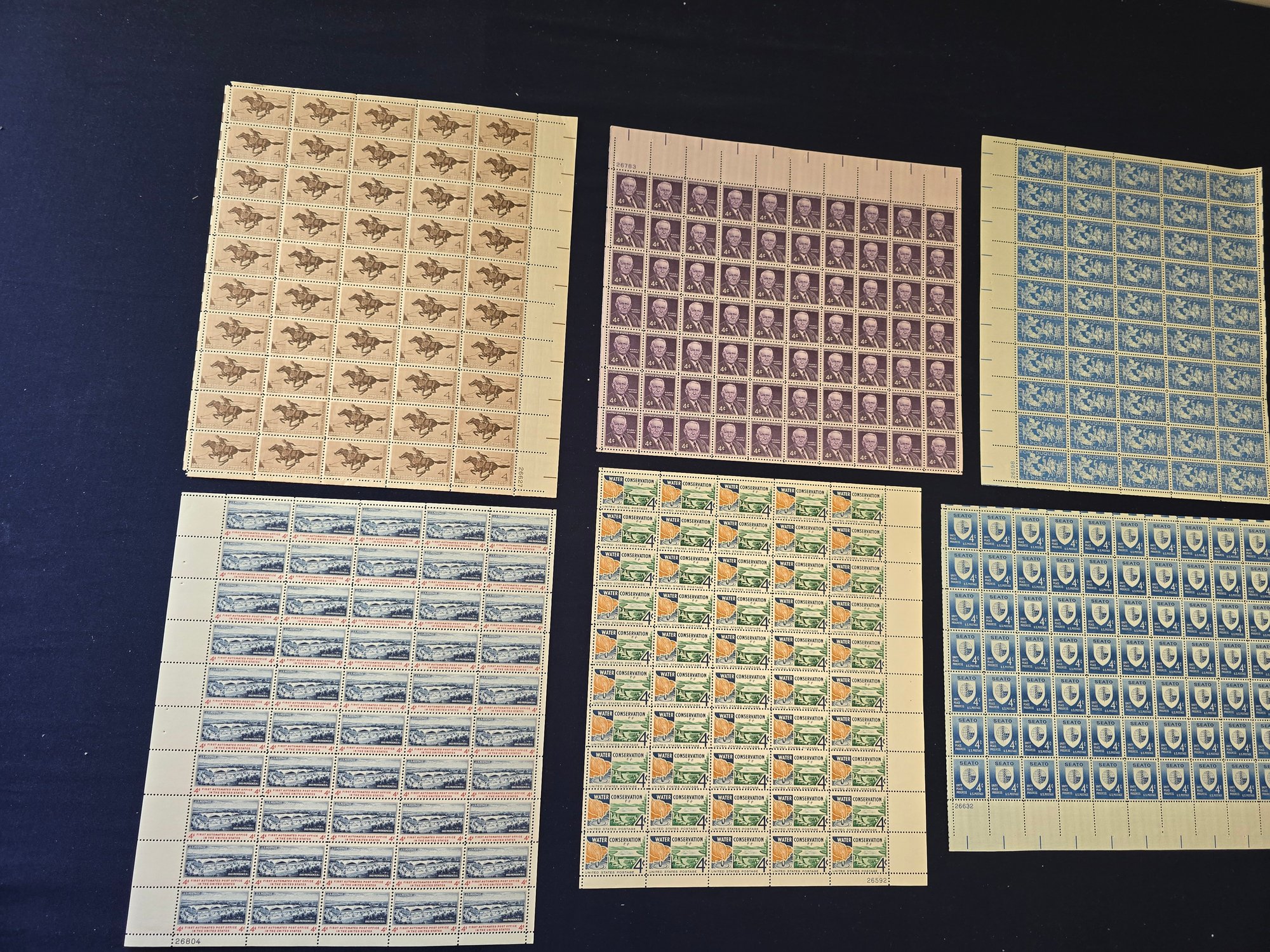 Full Stamp Sheets Lot 4C #62307 | Auctionninja.com