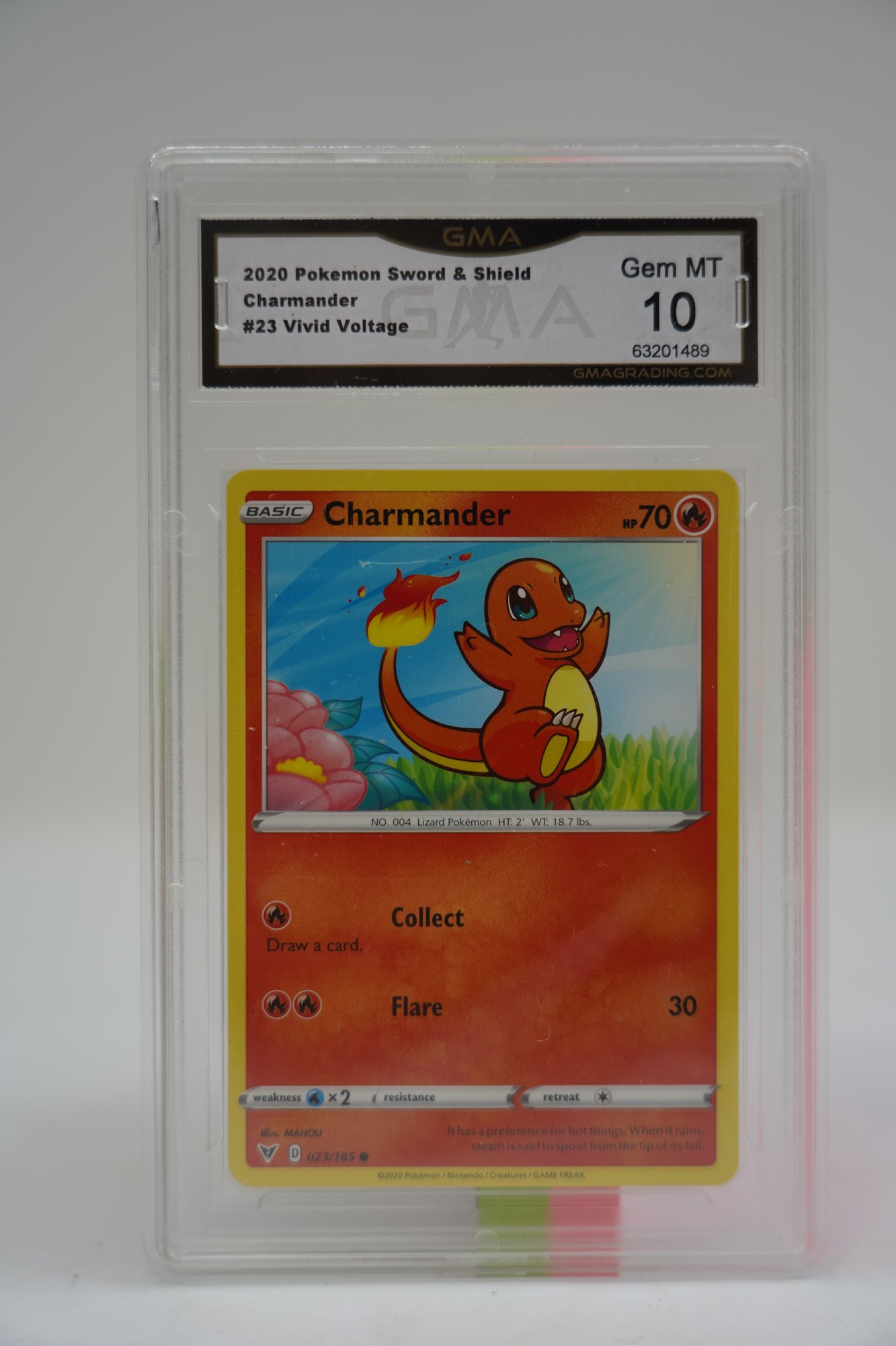 GMA 2020 Pokemon Sword & Child Charmander GEM MT 10 #46295 ...
