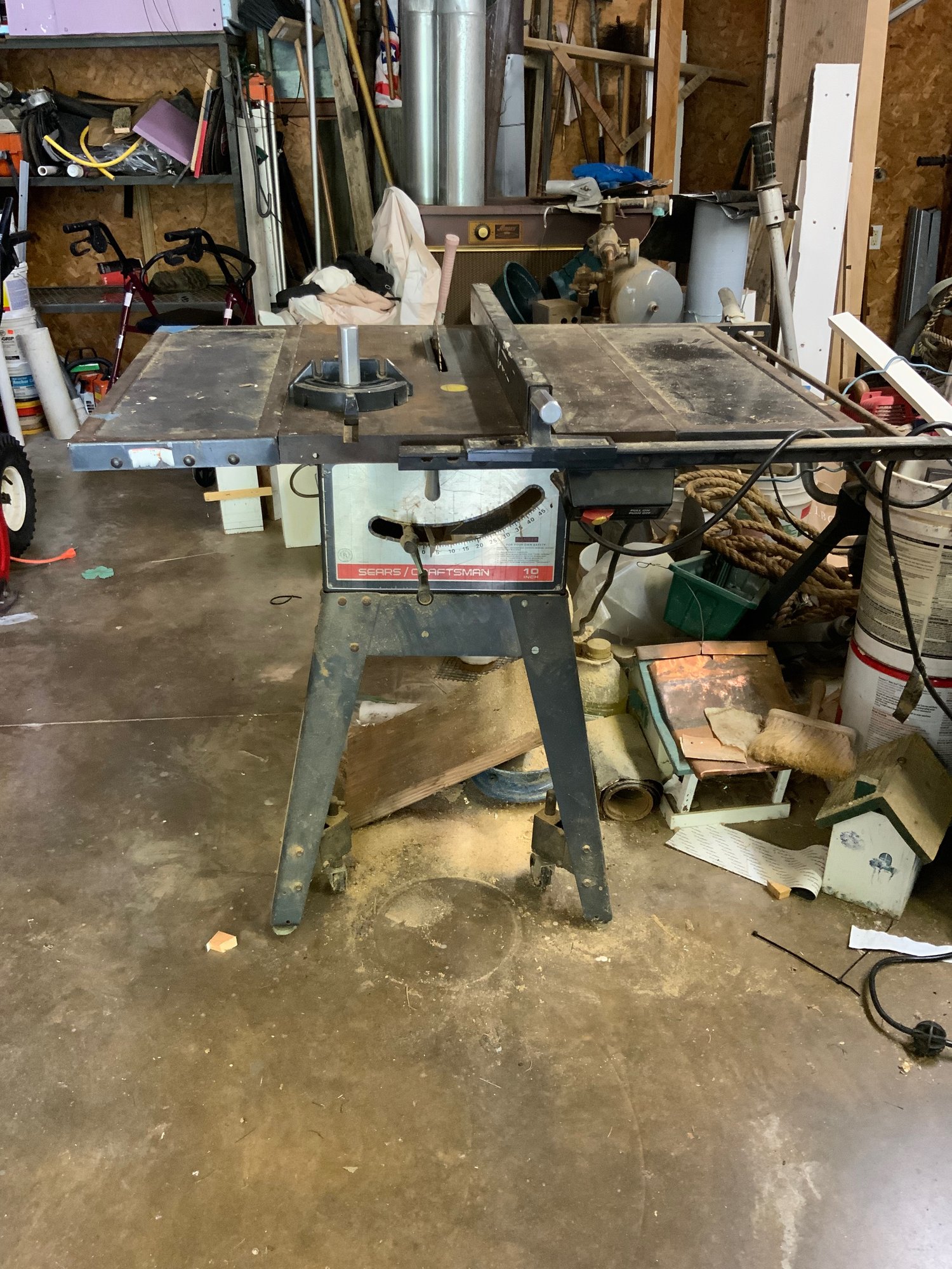 Sears/craftsman 10 Inch Tablesaw #62172 | Auctionninja.com