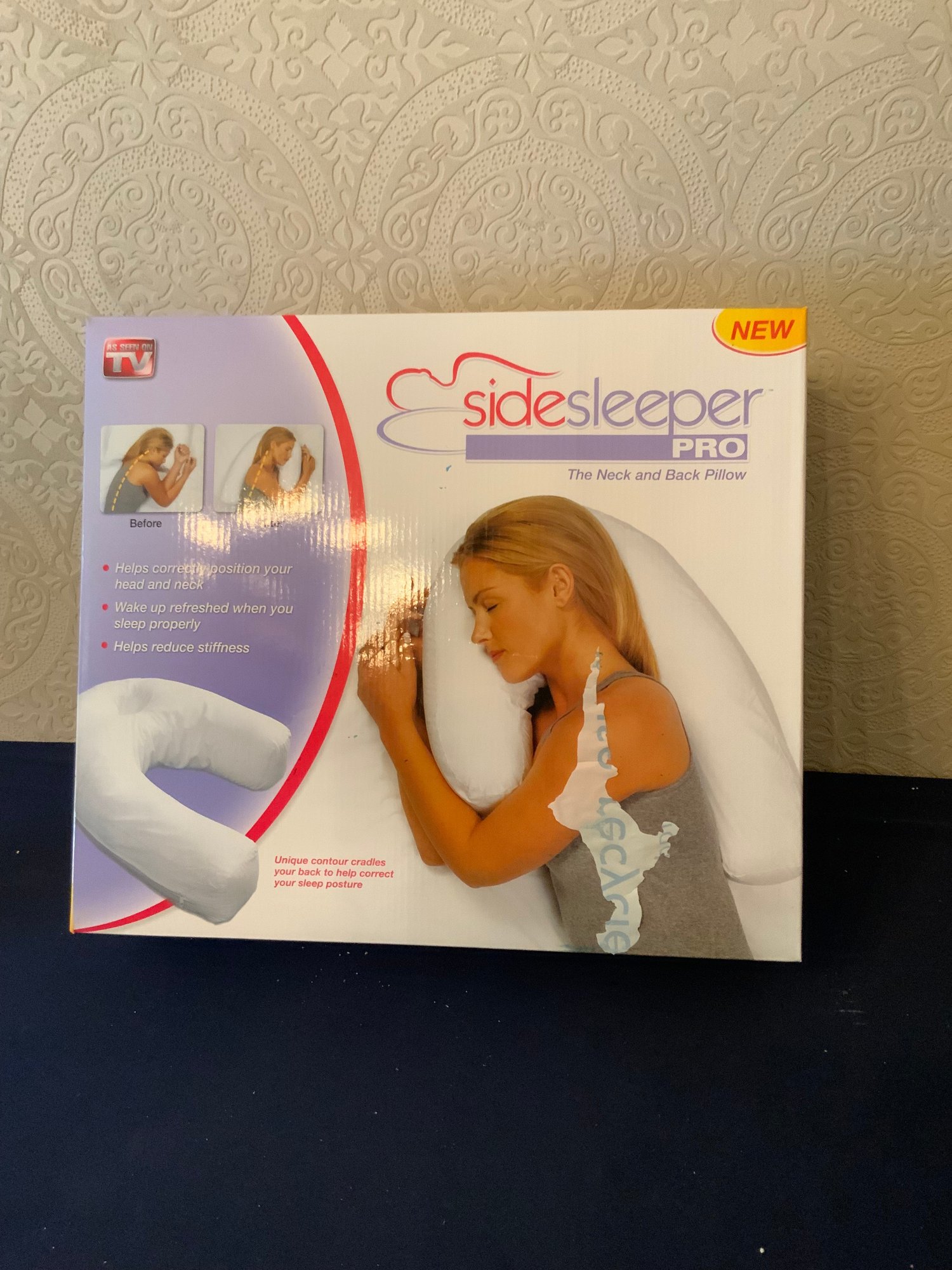 New In Box Side Sleeper Pro Pillow #68824 | Auctionninja.com