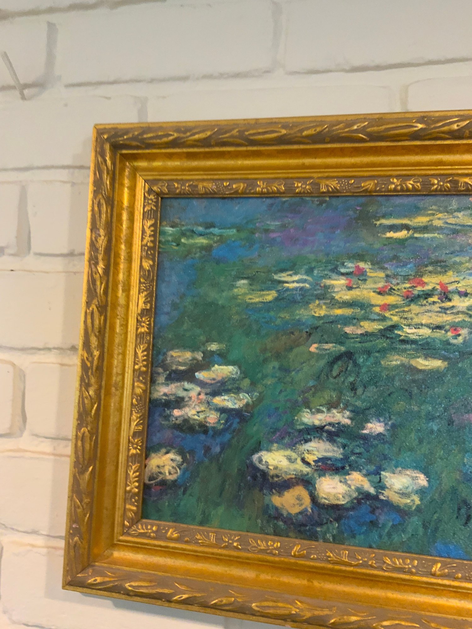 Gold Gilded Wood Framed Oil Painting Of Flowers #70648 | Auctionninja.com