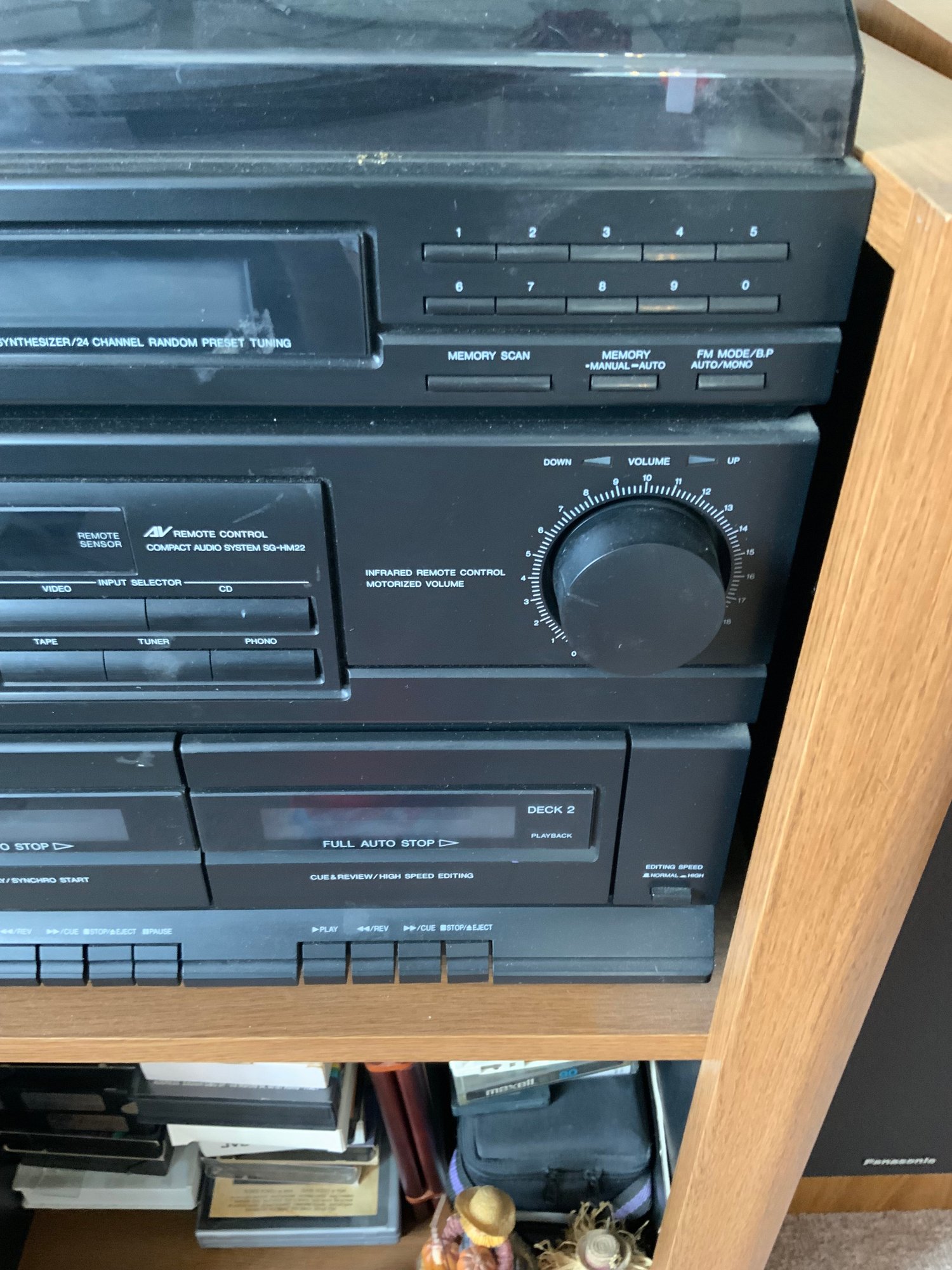 Panasonic Stereo System With Speakers, Amp, Cassette Desk, Stereo ...