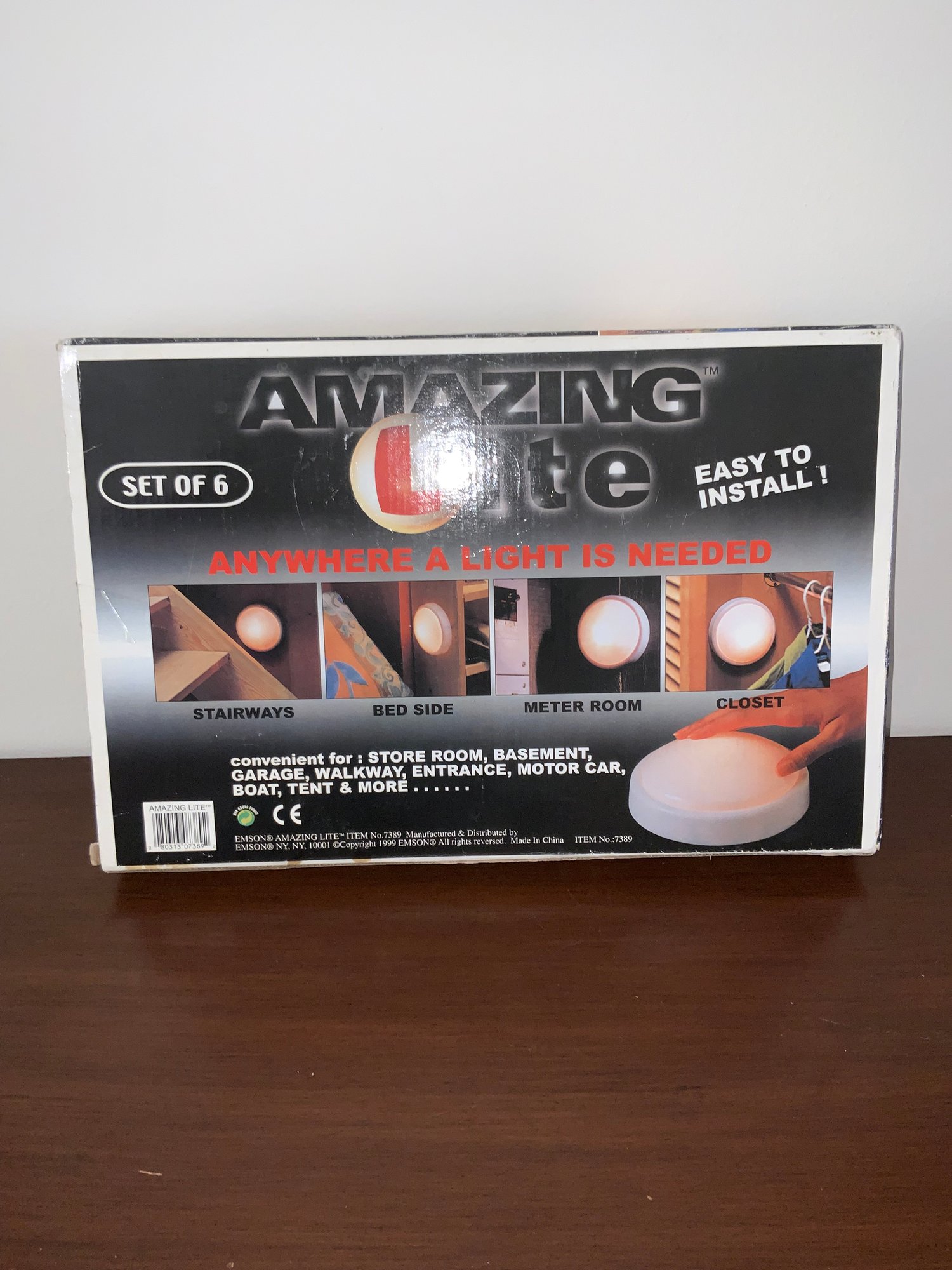 Amazing Lite Set Of 6, Easy To Install Lights, New In Box #63726 ...