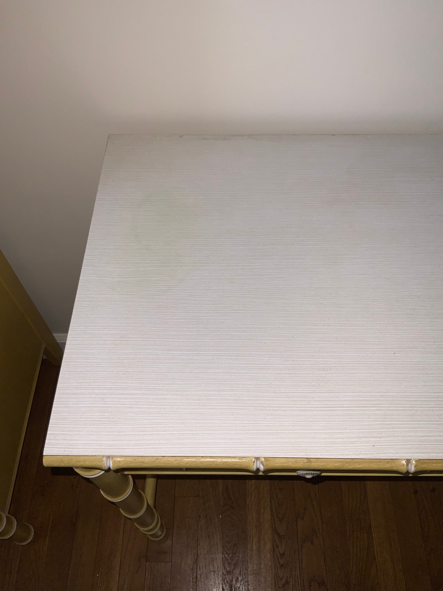 Thomasville Yellow Wooden Desk With Matching Chair #70729 ...