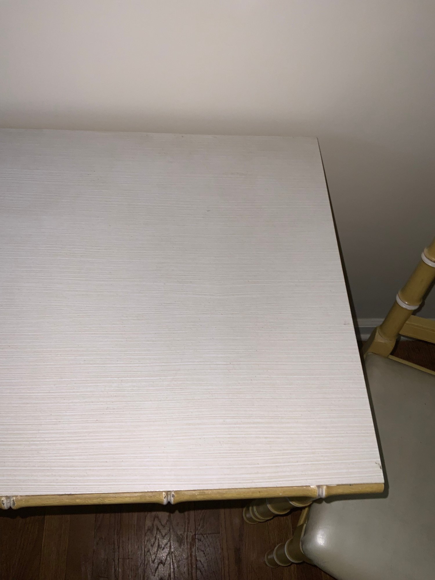 Thomasville Yellow Wooden Desk With Matching Chair #70729 ...